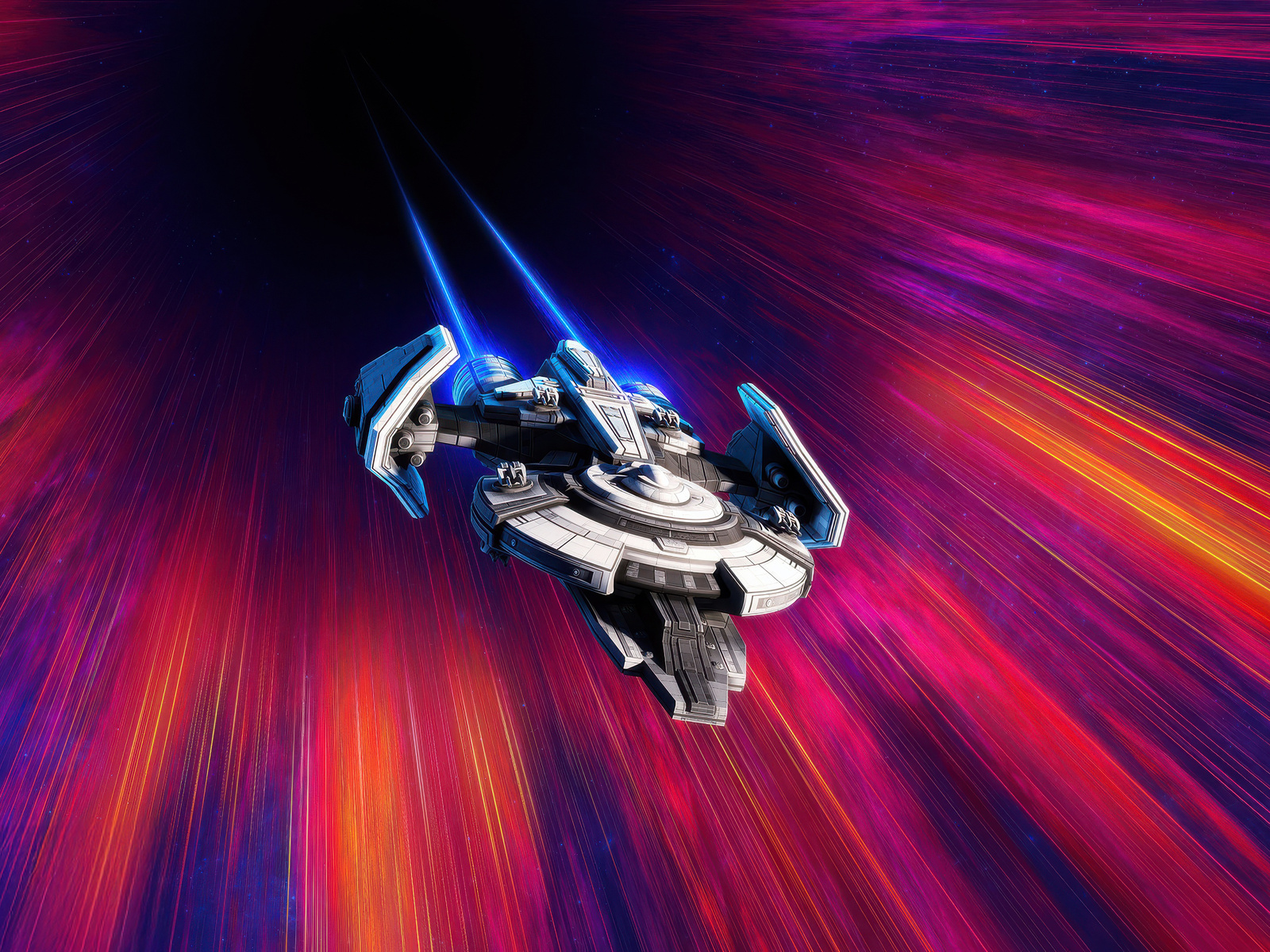 1600x1200 Hyperjump Starlight Ship Wallpaper,1600x1200 Resolution HD 4k ...