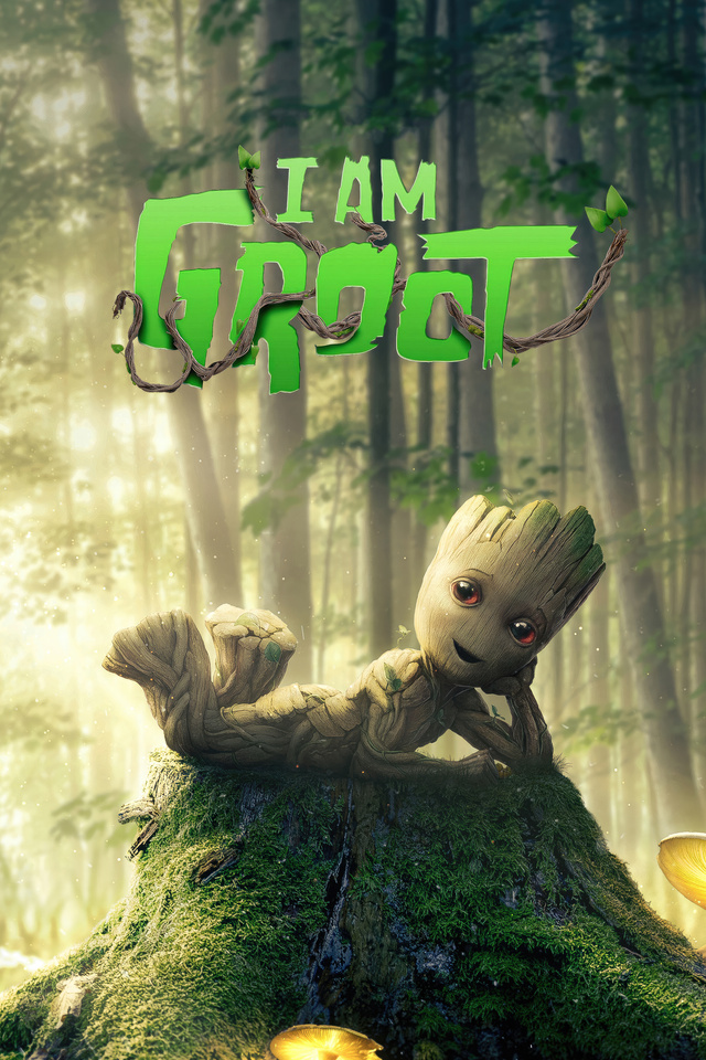 640x960 I Am Groot 4k iPhone 4, iPhone 4S ,HD 4k Wallpapers,Images ...