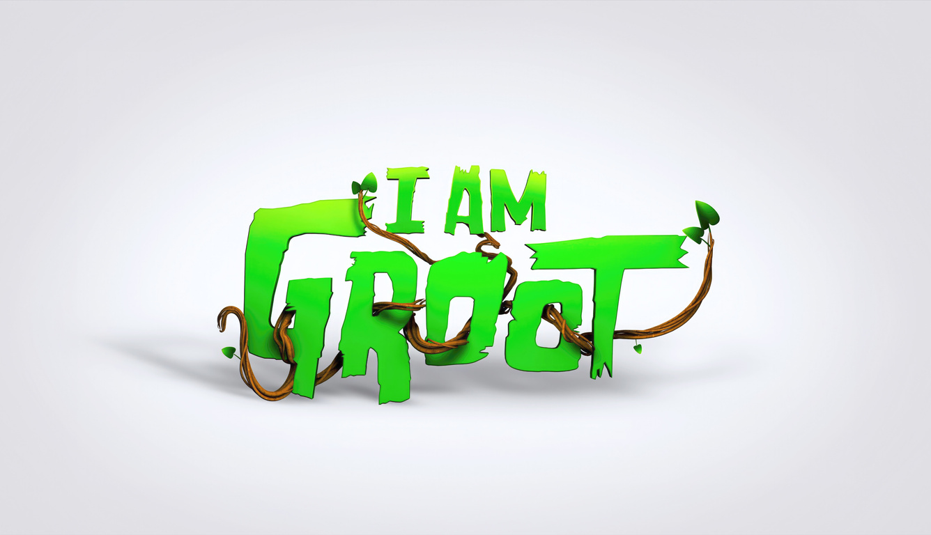 1336x768 I Am Groot Logo Laptop HD ,HD 4k Wallpapers,Images,Backgrounds ...