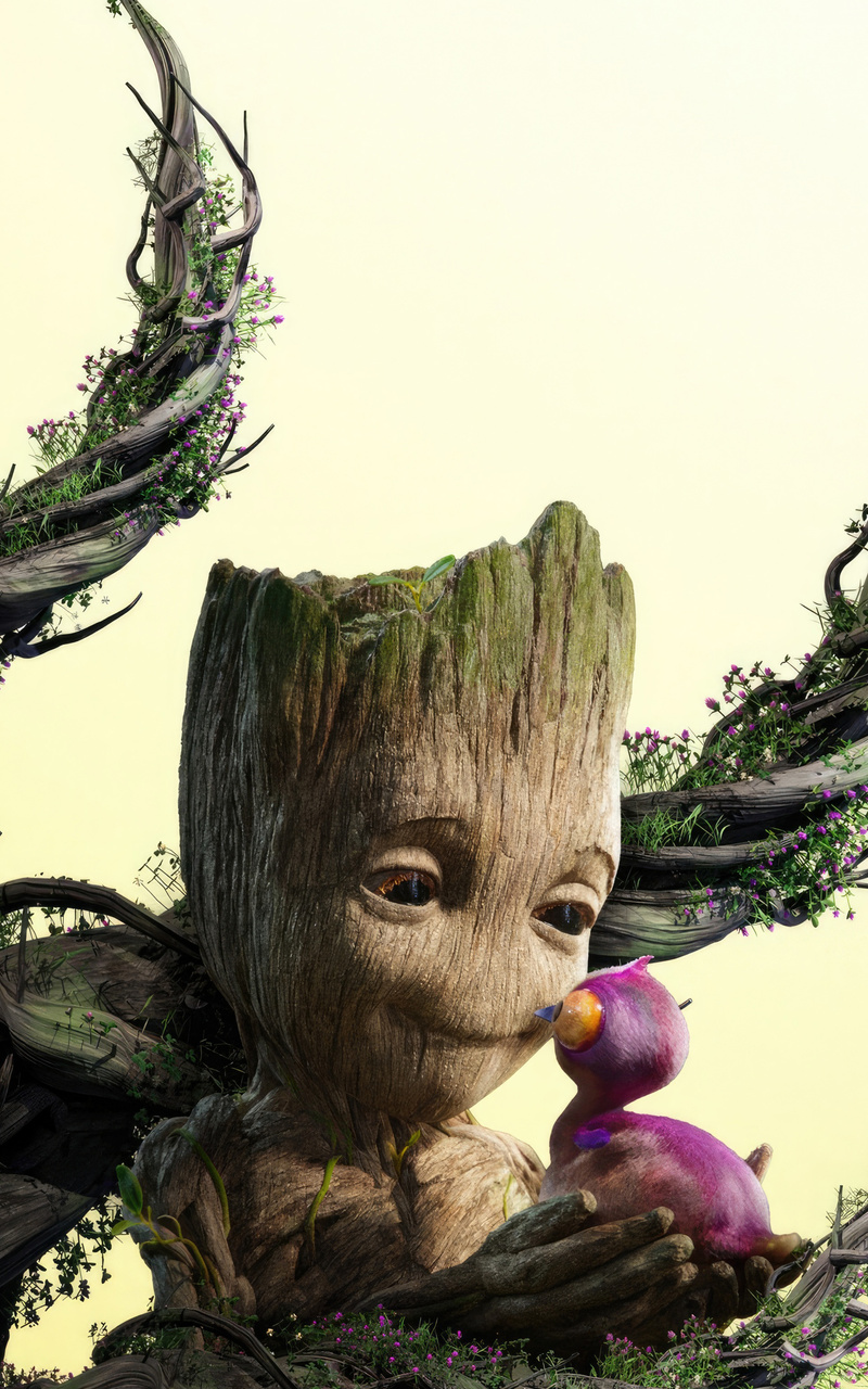 800x1280 I Am Groot Season 2 Poster Nexus 7,Samsung Galaxy Tab 10,Note ...