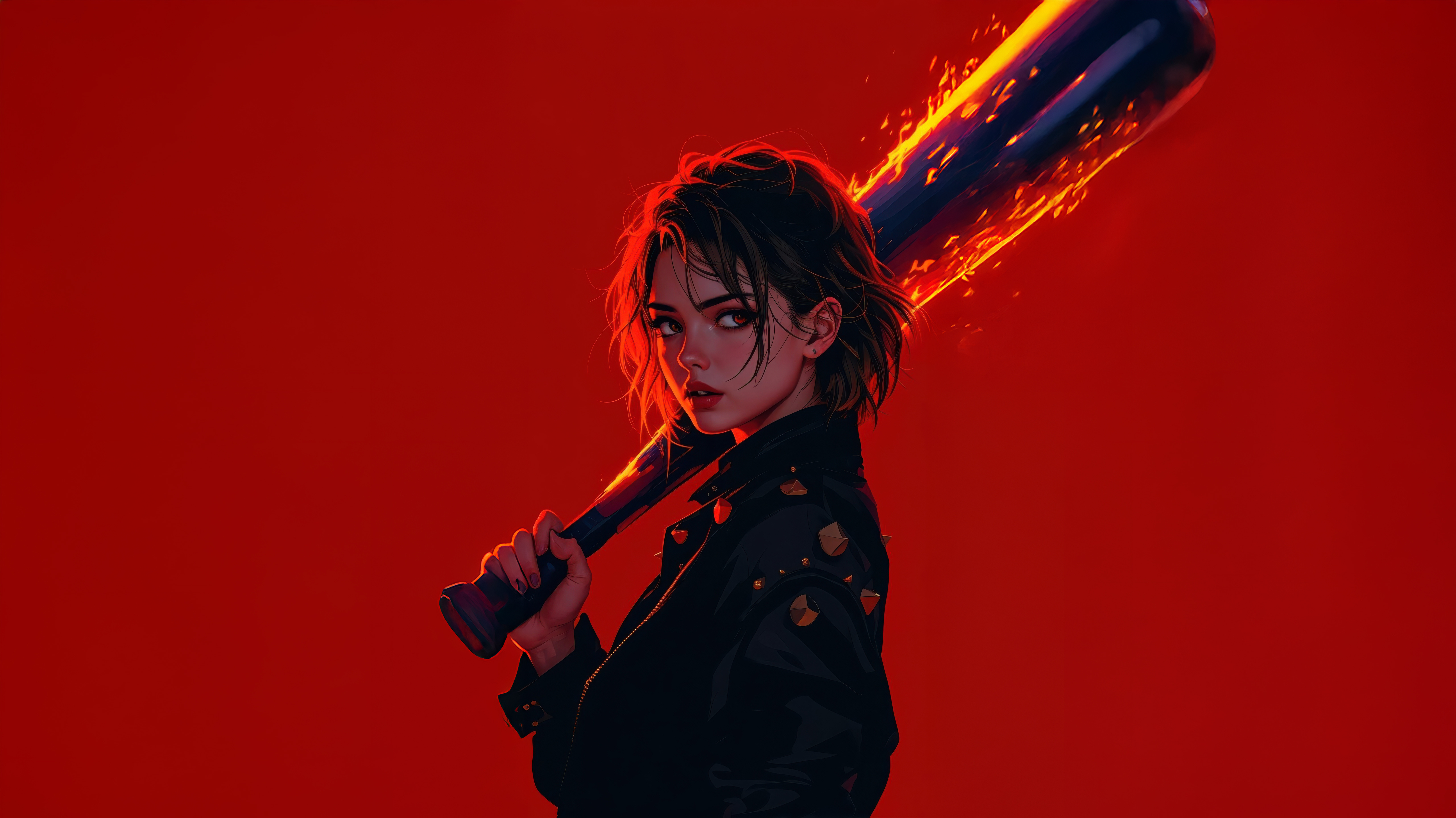 5120x2880 Inferno Queen Power Unleashed 5K ,HD 4k Wallpapers,Images ...