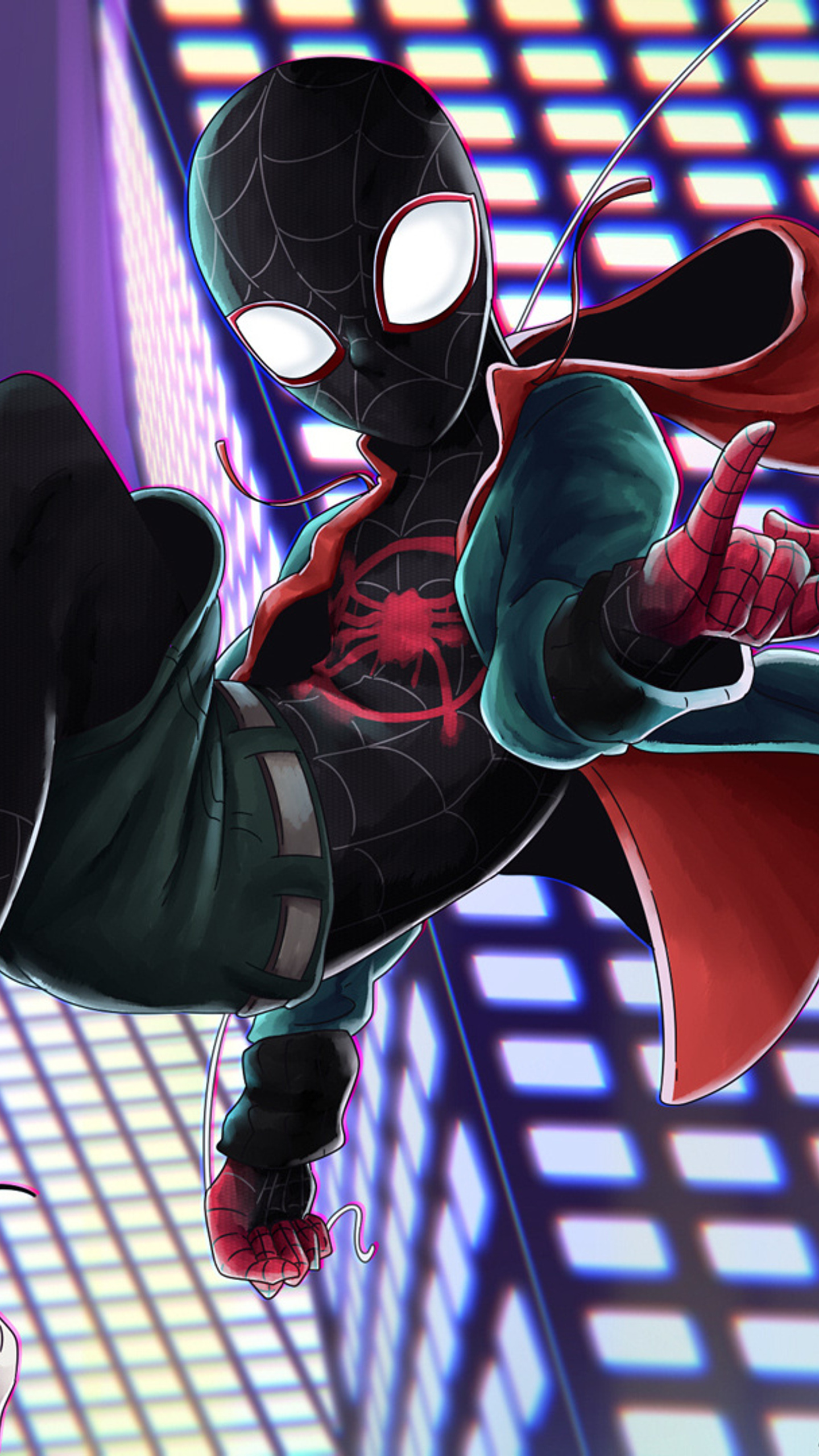 1440x2560 Into The SpiderVerse Art Samsung Galaxy S6,S7 ,Google Pixel ...