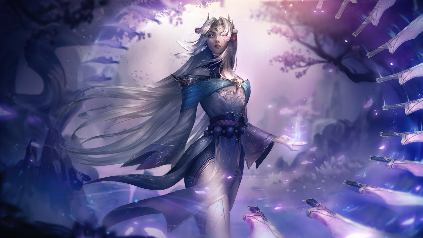 1366x768 Irelia From League Of Legends 5k Laptop HD ,HD 4k Wallpapers,Images,Backgrounds,Photos ...