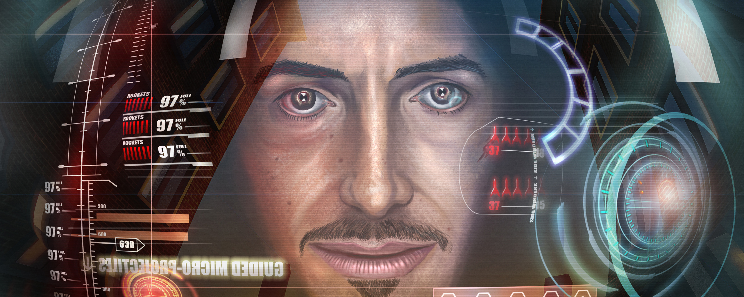 2560x1024 Iron Man Hud Inside Wallpaper,2560x1024 Resolution HD 4k ...