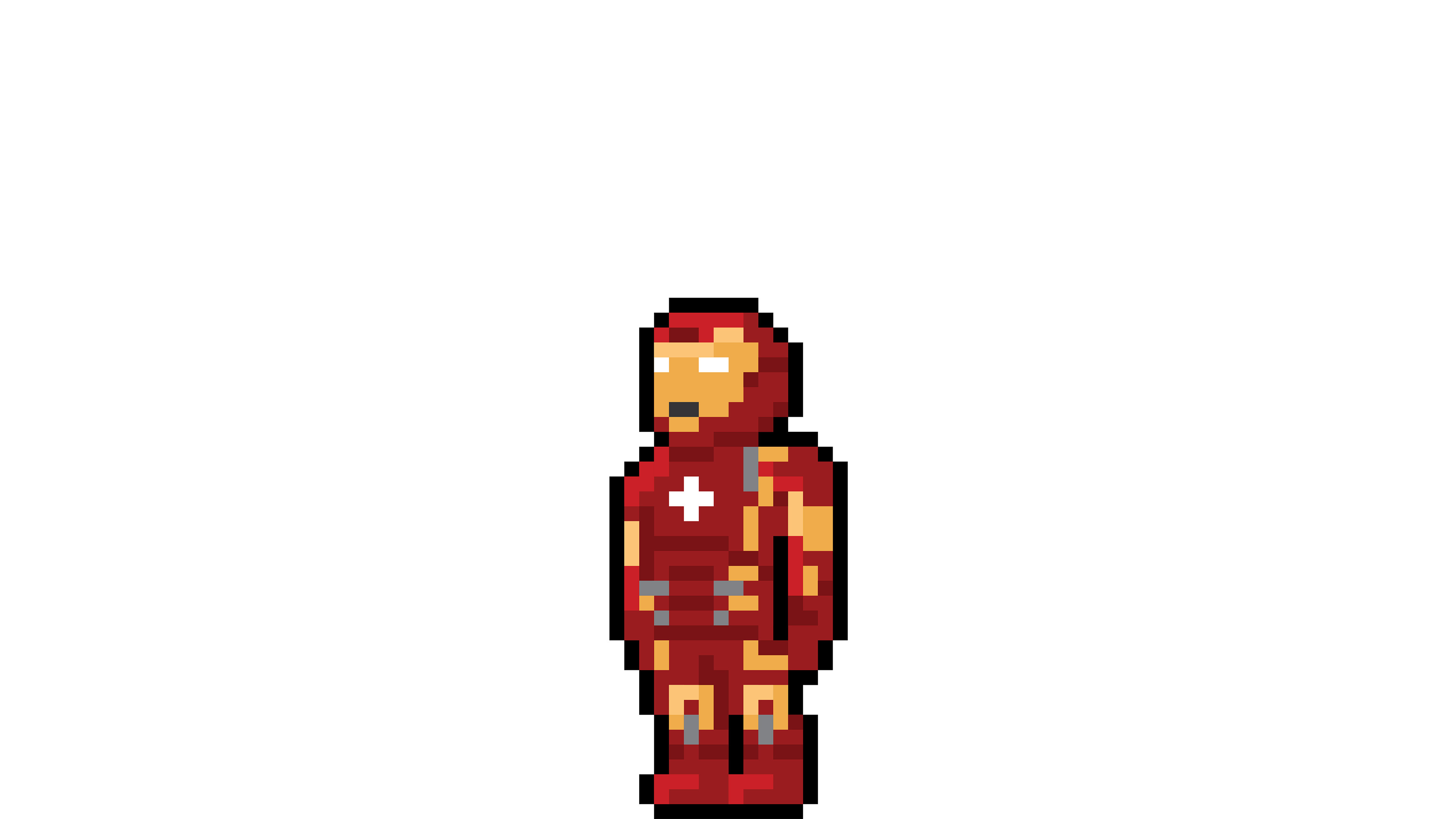 3840x2160 Iron Man Pixel Art 4K ,HD 4k Wallpapers,Images,Backgrounds ...