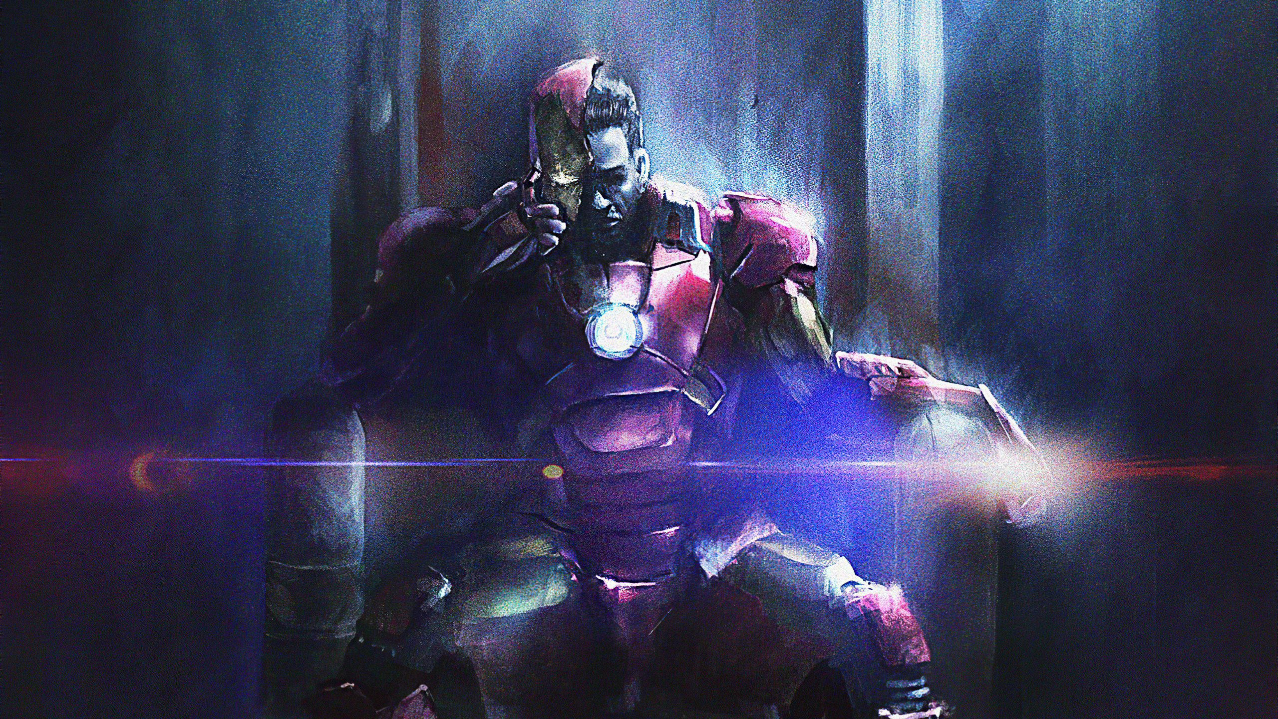2560x1440 Iron Man Sitting On Throne 1440P Resolution ,HD 4k Wallpapers ...