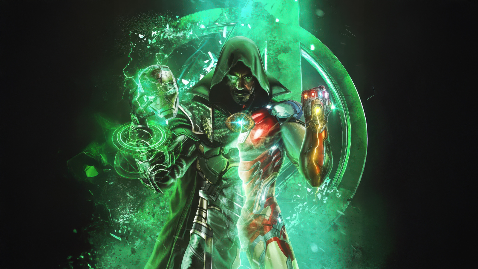 1600x900 Iron Man Vs Doctor Doom Titans Clash Wallpaper,1600x900 ...