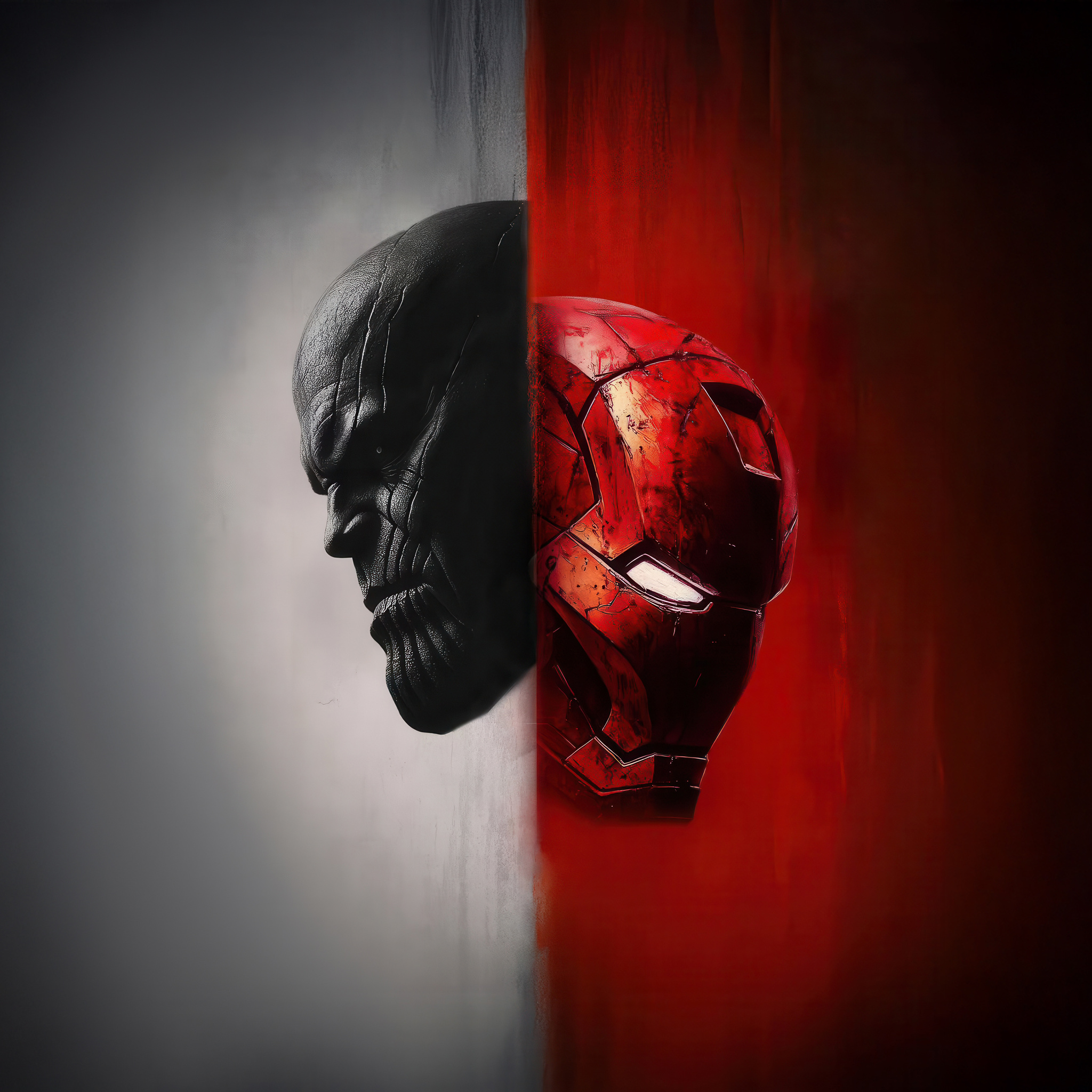 2048x2048 Iron Man Vs Thanos Endgame Clash Ipad Air ,HD 4k Wallpapers ...