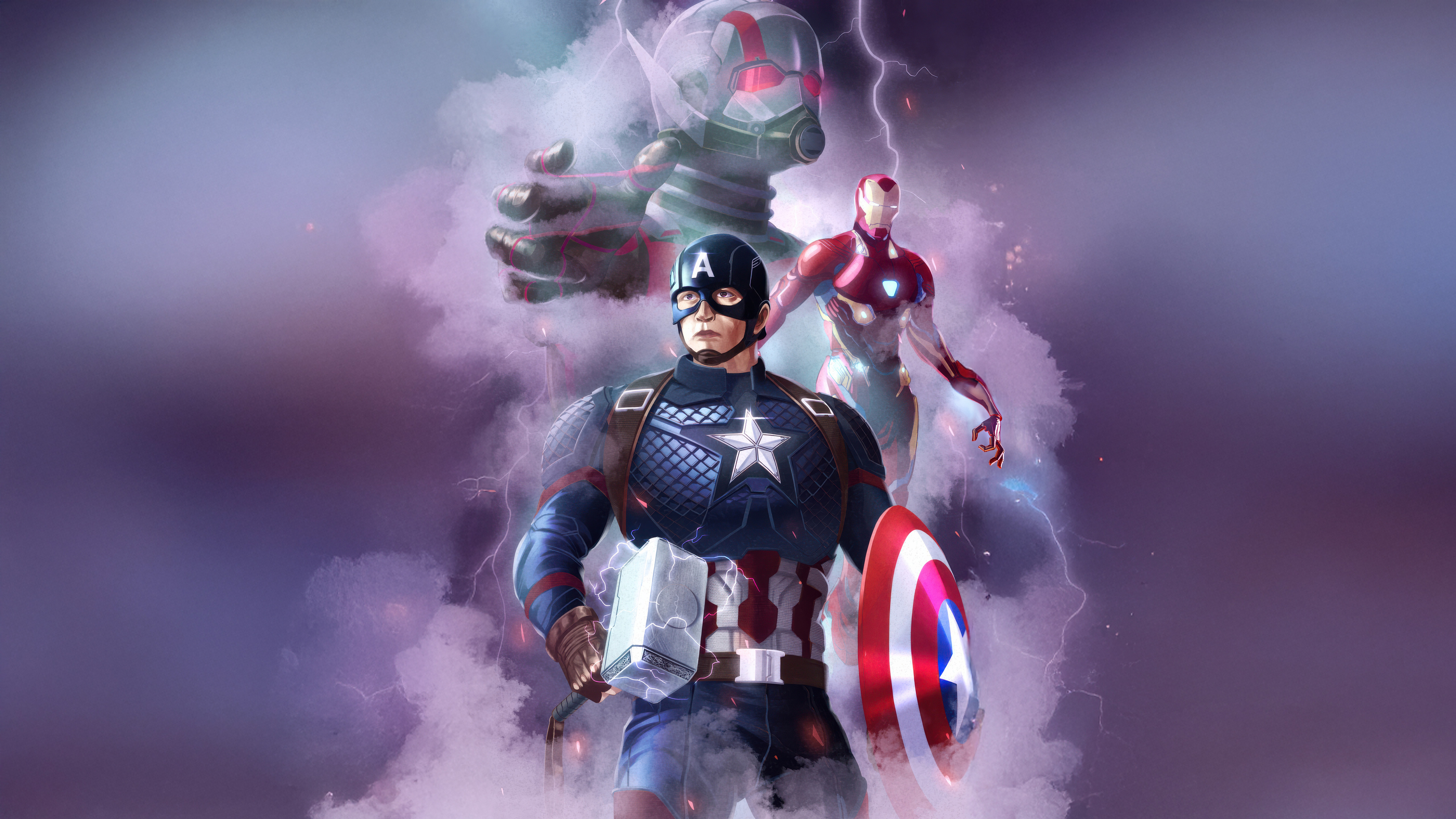 3840x2160 Iron Man X Cap X Ant Man 4K ,HD 4k Wallpapers,Images ...