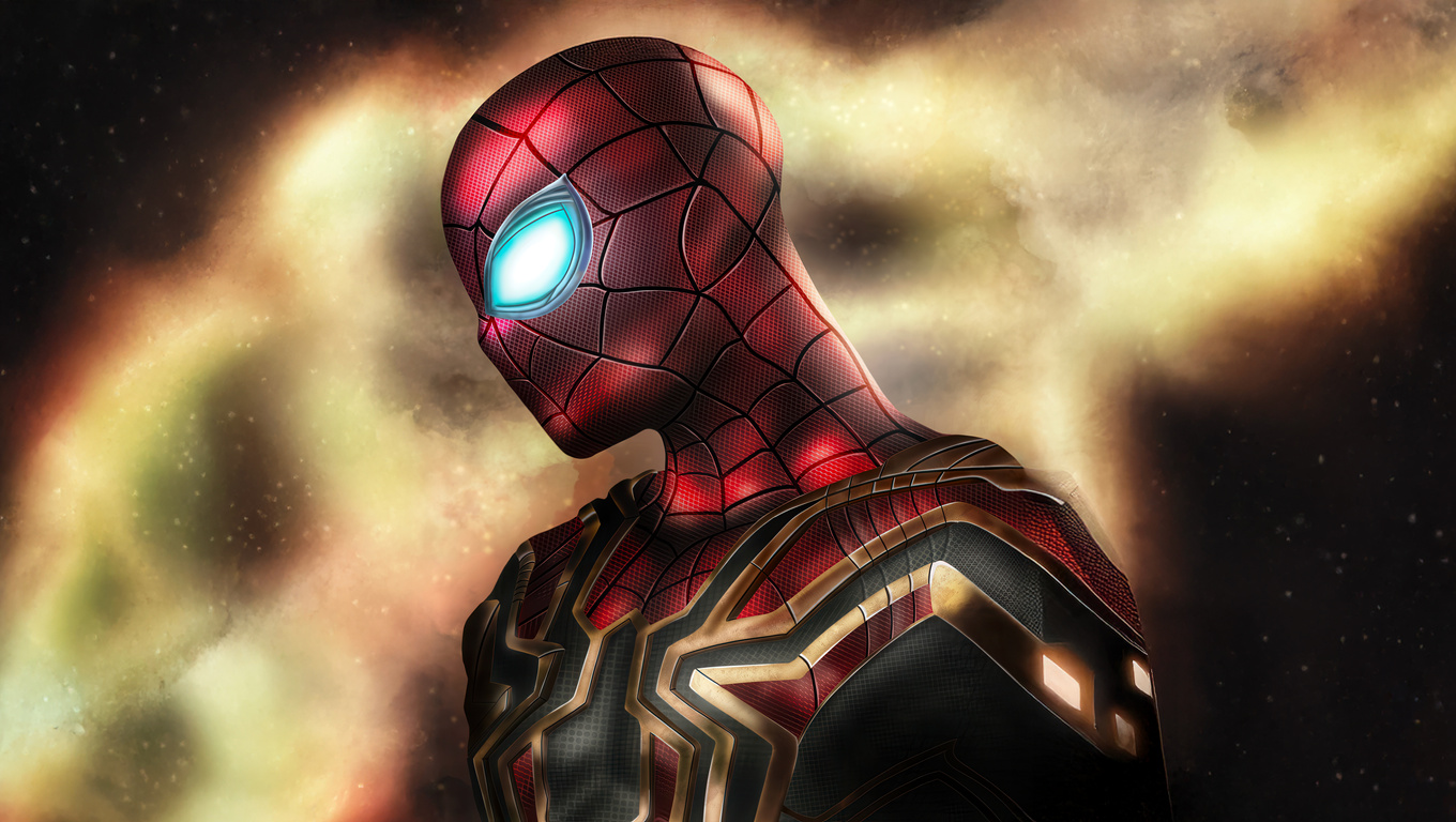 1360x768 Iron Spider In Full Armor Glory Laptop HD ,HD 4k Wallpapers ...