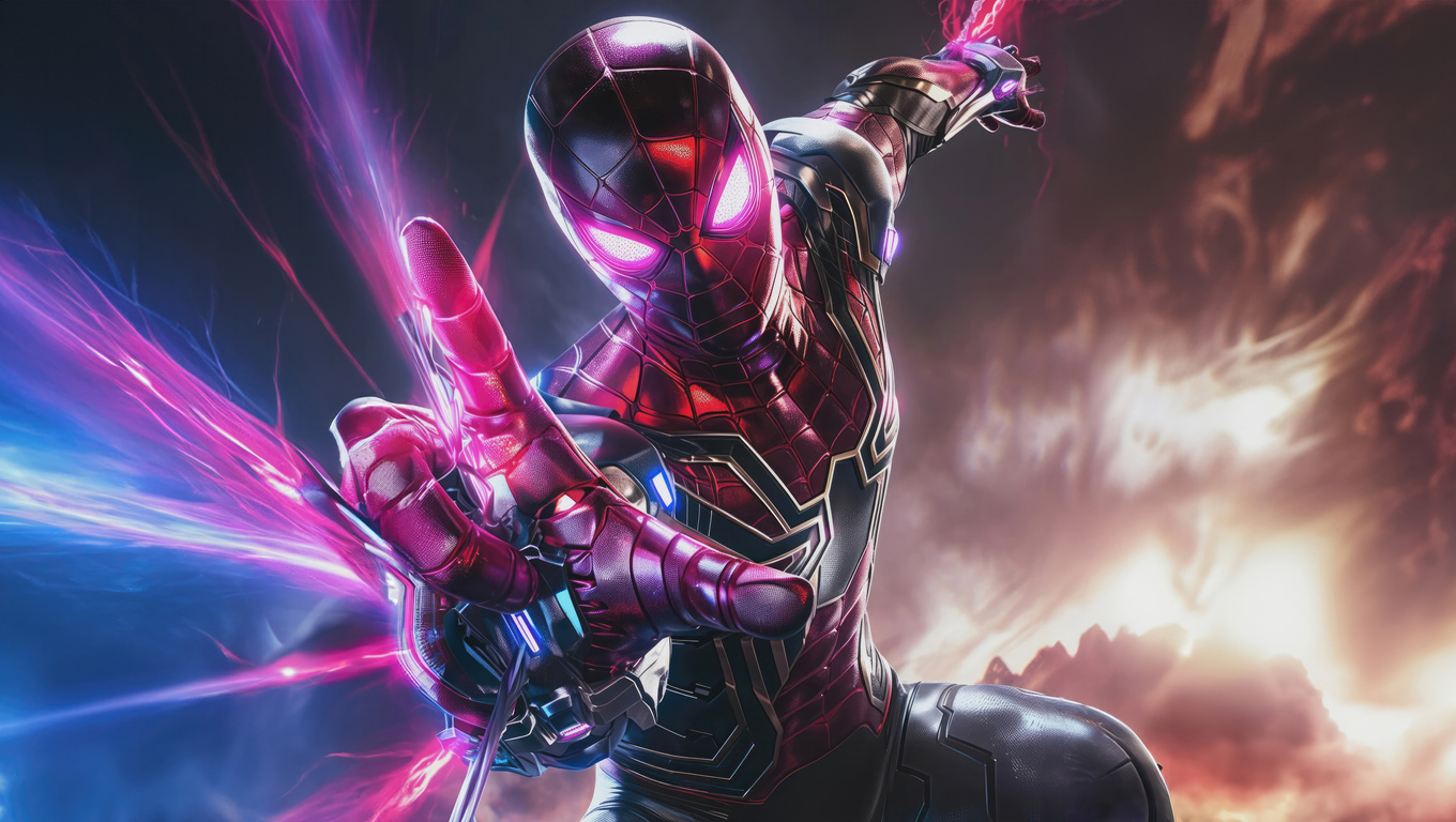 1360x768 Iron Spider Man Armor Laptop HD ,HD 4k Wallpapers,Images ...