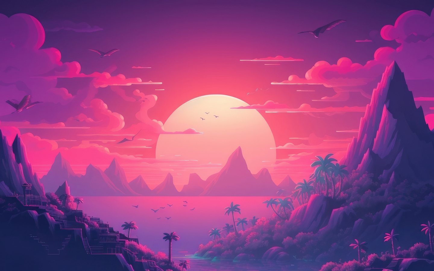 1440x900 Island Fantastic Morning Wallpaper,1440x900 Resolution HD 4k ...