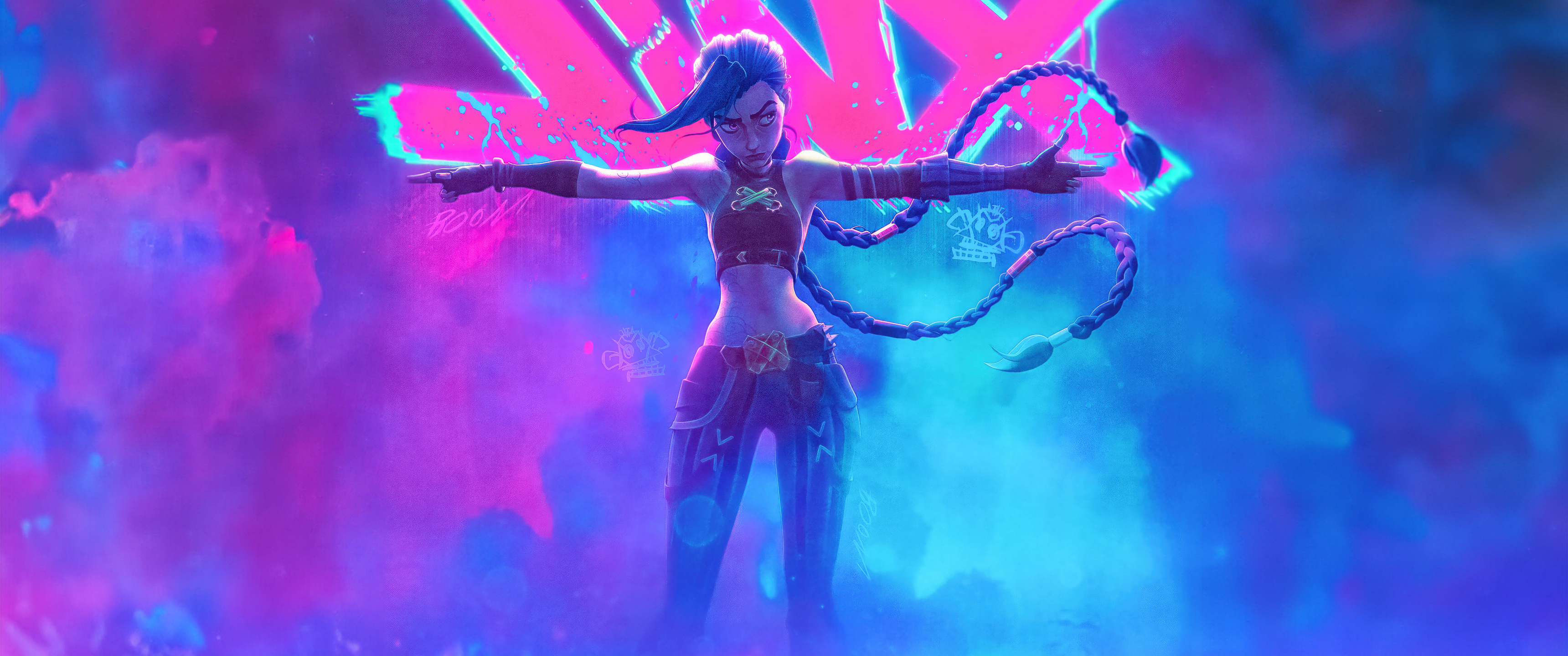 3440x1440 Jinx Affliction UltraWide Quad HD 1440P ,HD 4k Wallpapers ...
