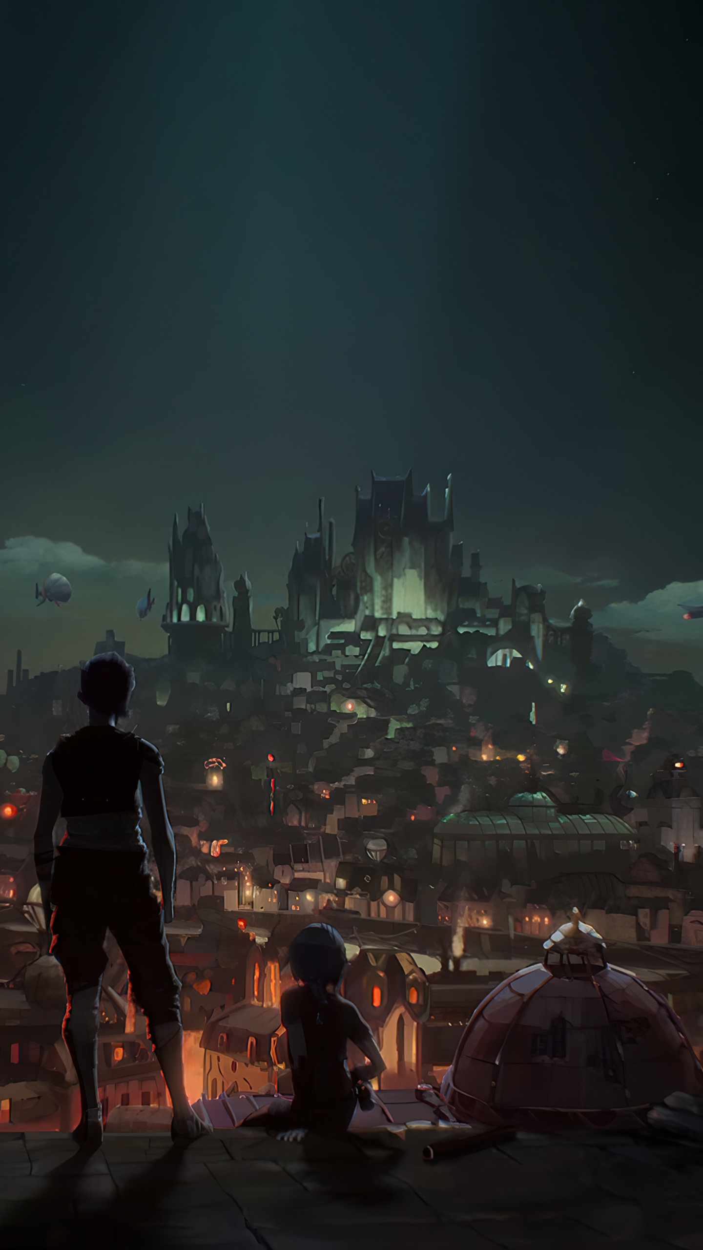 1440x2560 Jinx And Vi League Of Legends In Arcane 4k Samsung Galaxy S6,S7 ,Google Pixel XL ...