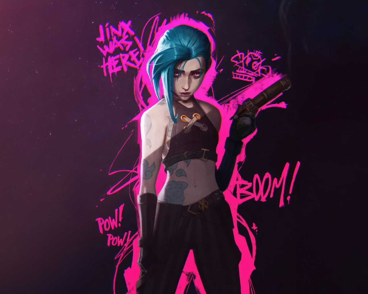 1280x1024 Jinx Arcane Season 2 Concept Art 5k Wallpaper,1280x1024 ...