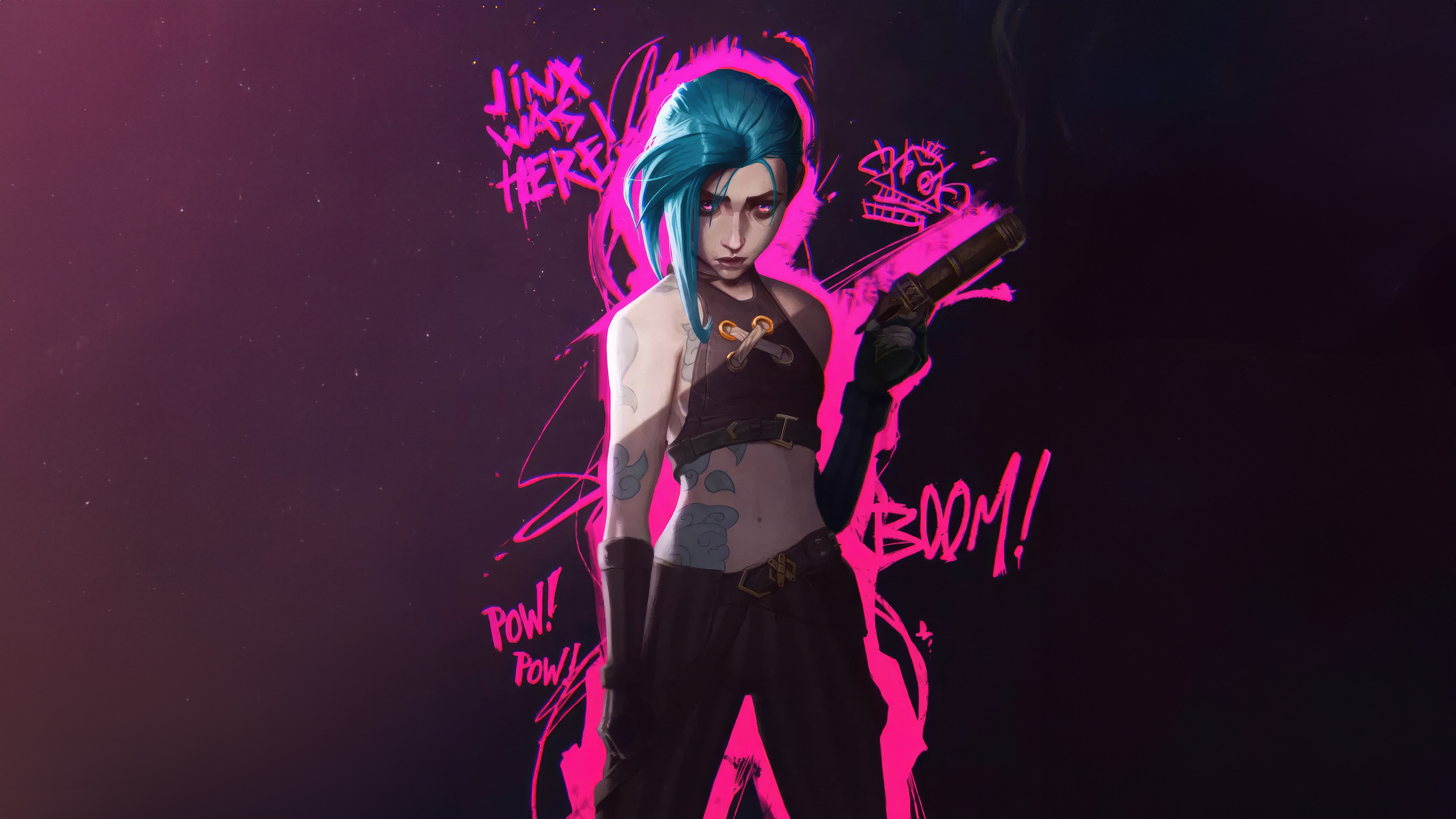 2560x1440 Jinx Arcane Season 2 Concept Art 5k 1440P Resolution ,HD 4k Wallpapers,Images ...