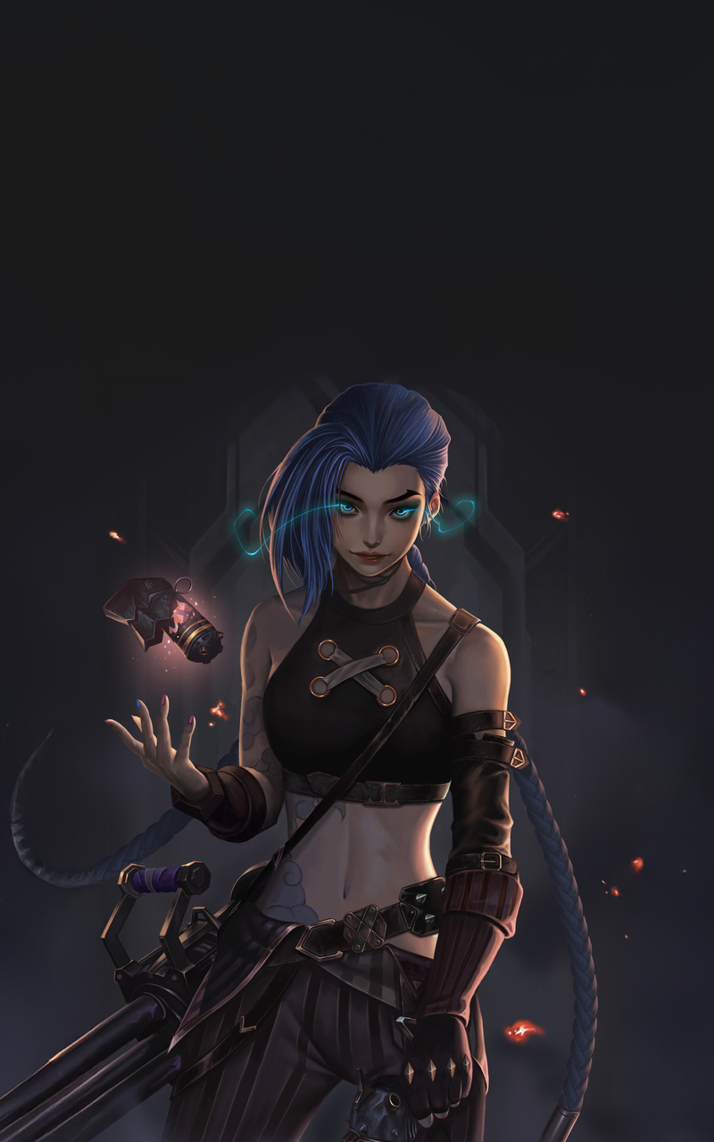 800x1280 Jinx Cyberpunk Odyssey Nexus 7,Samsung Galaxy Tab 10,Note Android Tablets ,HD 4k ...