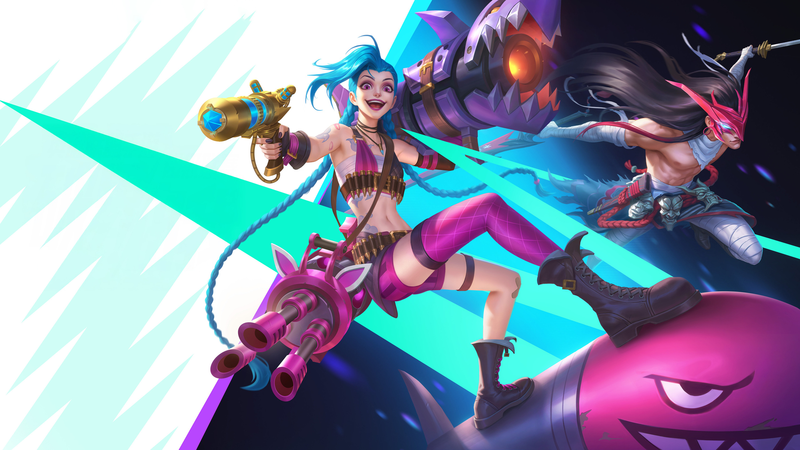 2560x1440 Jinx League Of Legends Wild Rift 1440P Resolution ,HD 4k Wallpapers,Images,Backgrounds ...