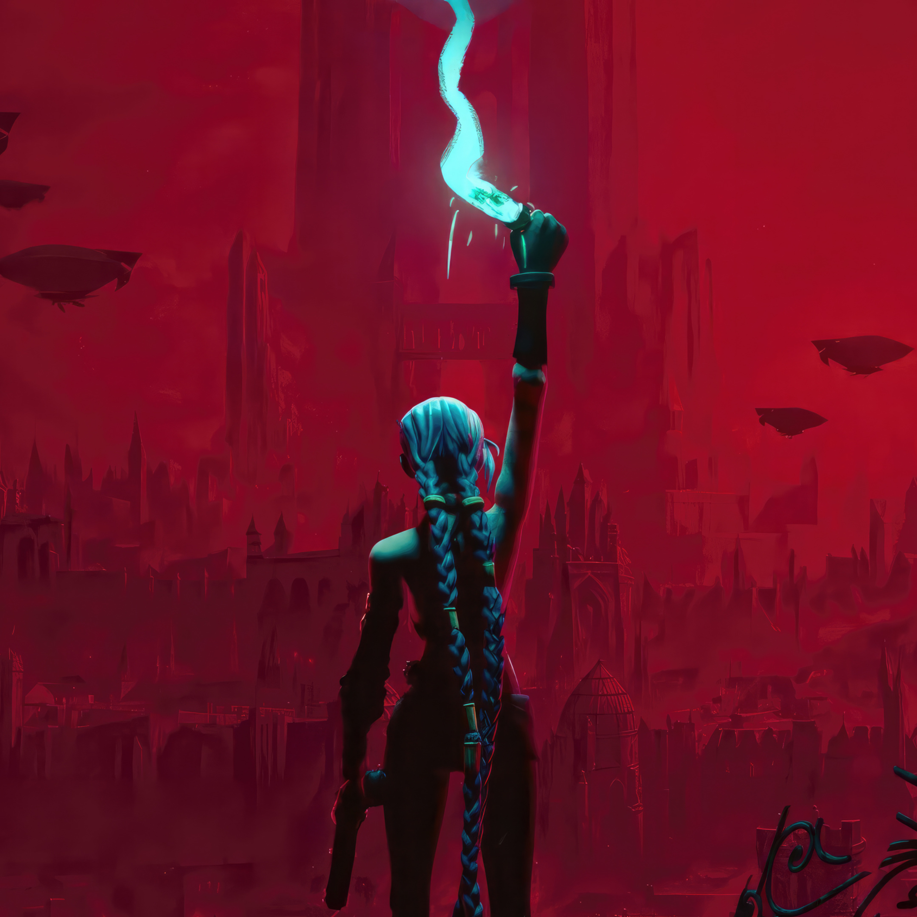 2932x2932 Jinx Light Up Torch Ipad Pro Retina Display ,HD 4k Wallpapers ...