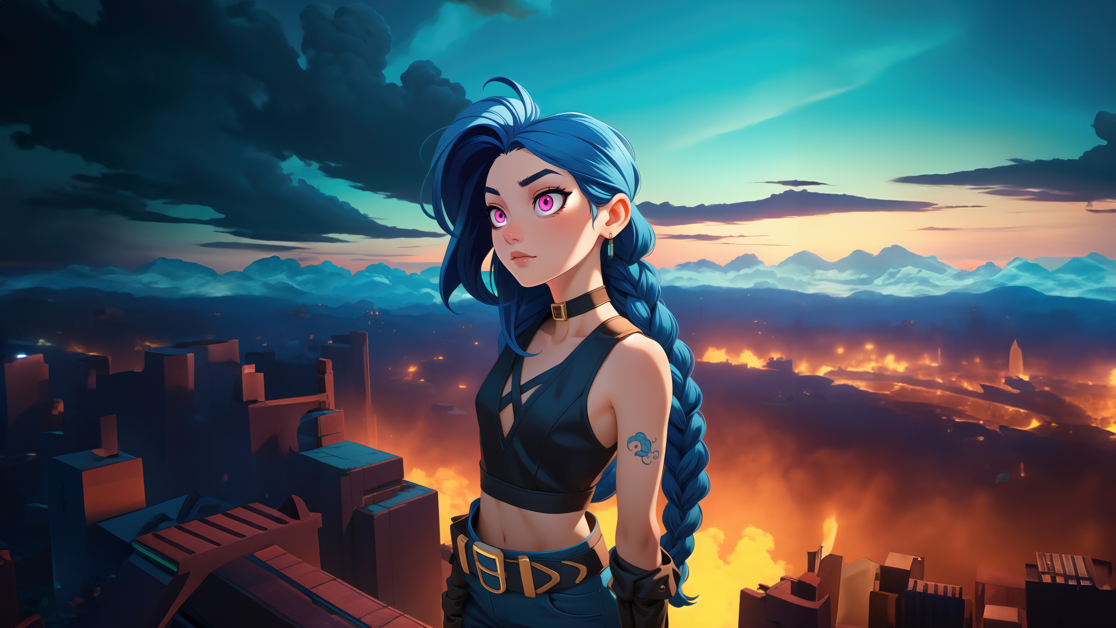 3840x2160 Jinx Lol Arcane 5k 4K ,HD 4k Wallpapers,Images,Backgrounds ...