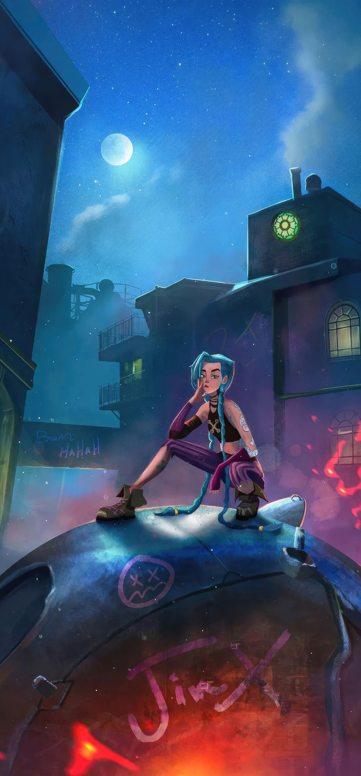 1242x2668 Jinx The Chaos Iphone XS MAX ,HD 4k Wallpapers,Images ...