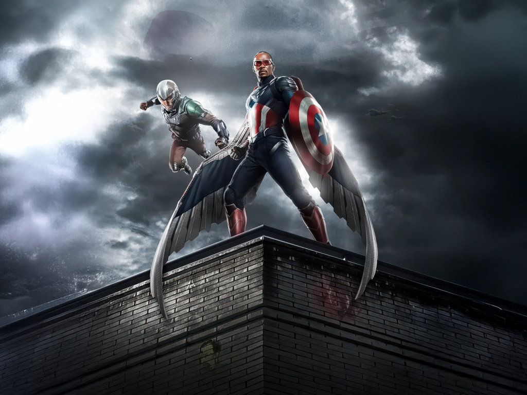 1024x768 Joaquin Torres Falcon X Captain America Wallpaper,1024x768 ...