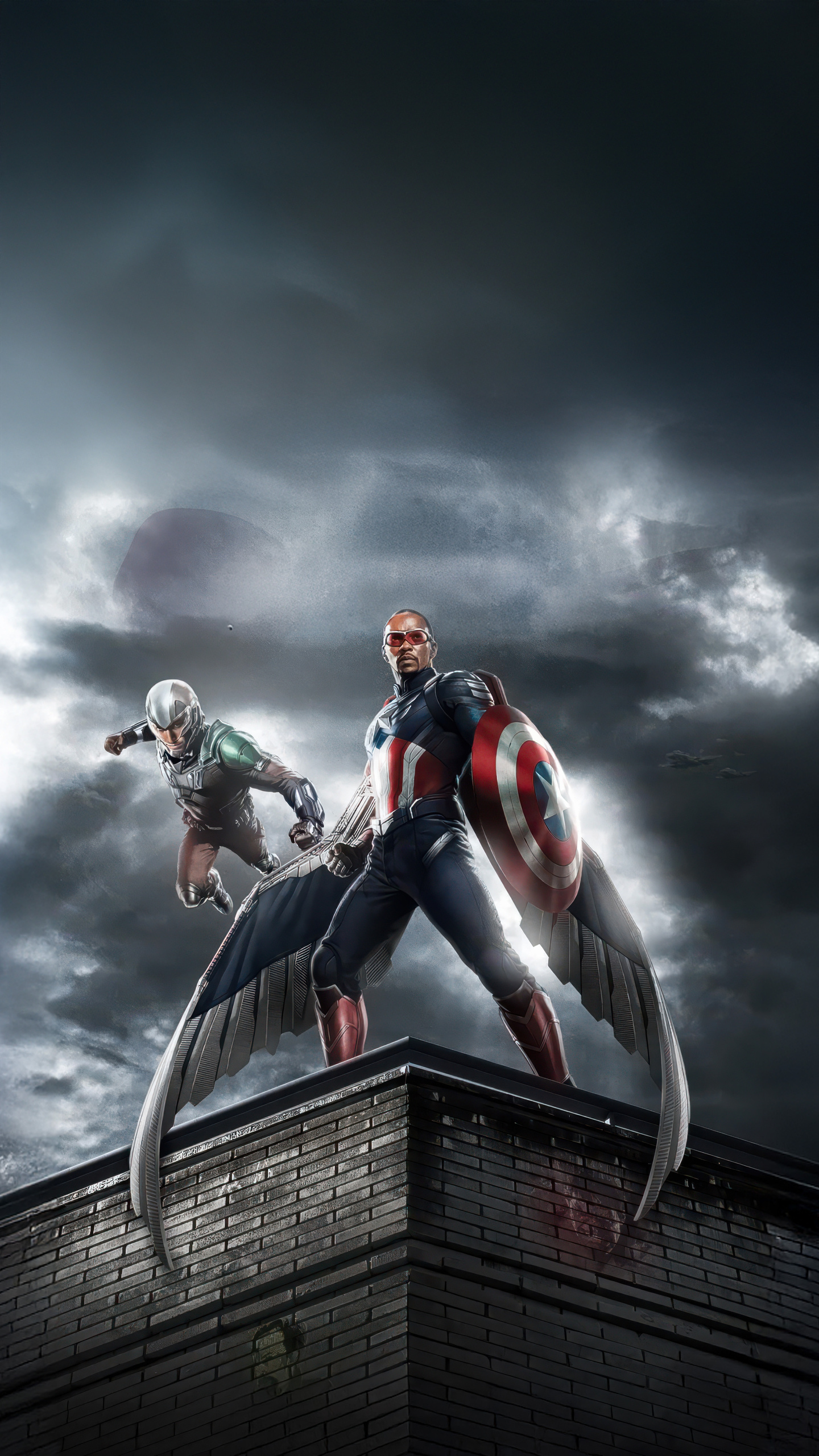 1440x2560 Joaquin Torres Falcon X Captain America Samsung Galaxy S6,S7 ...