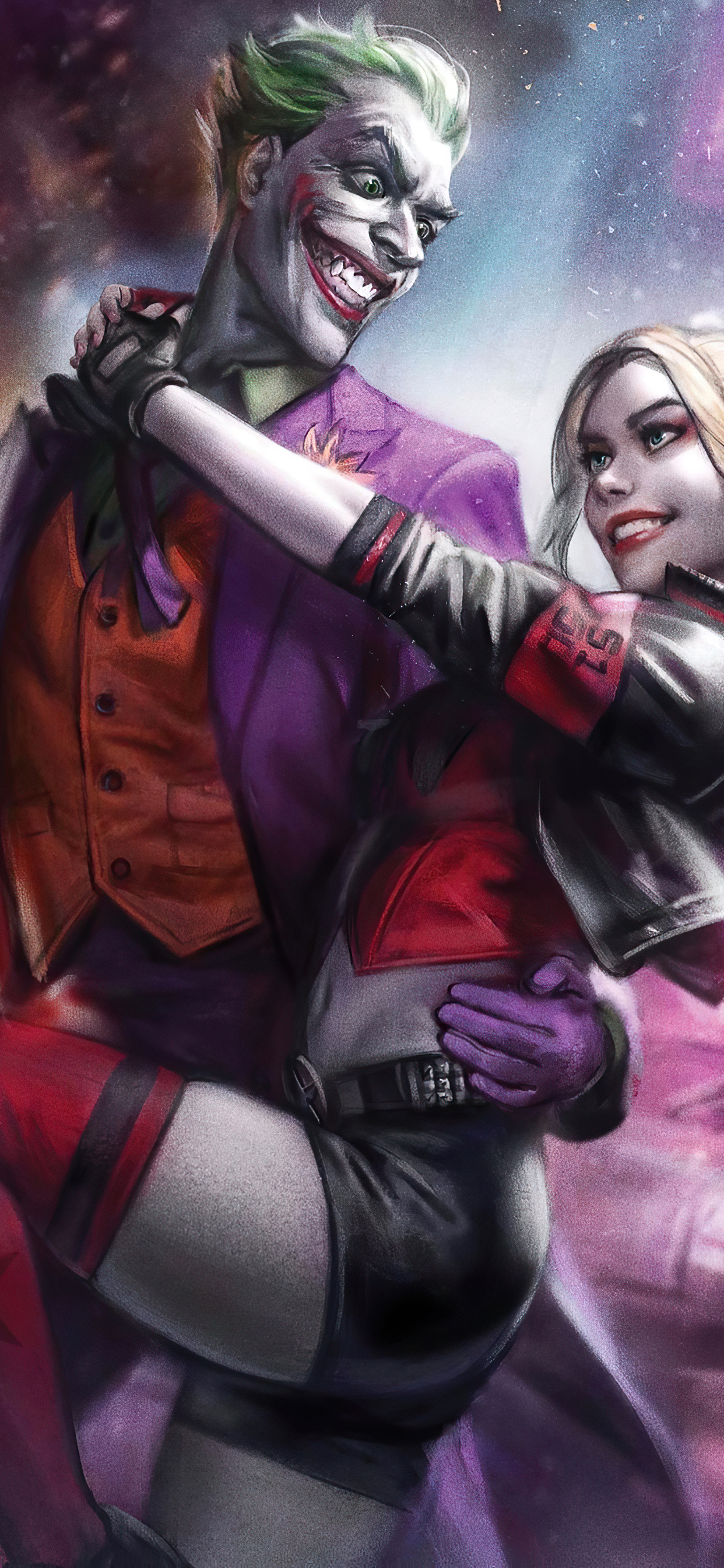 1242x2688 Joker And Harley Quinn 4k 2020 Iphone Xs Max Hd 4k Wallpapers