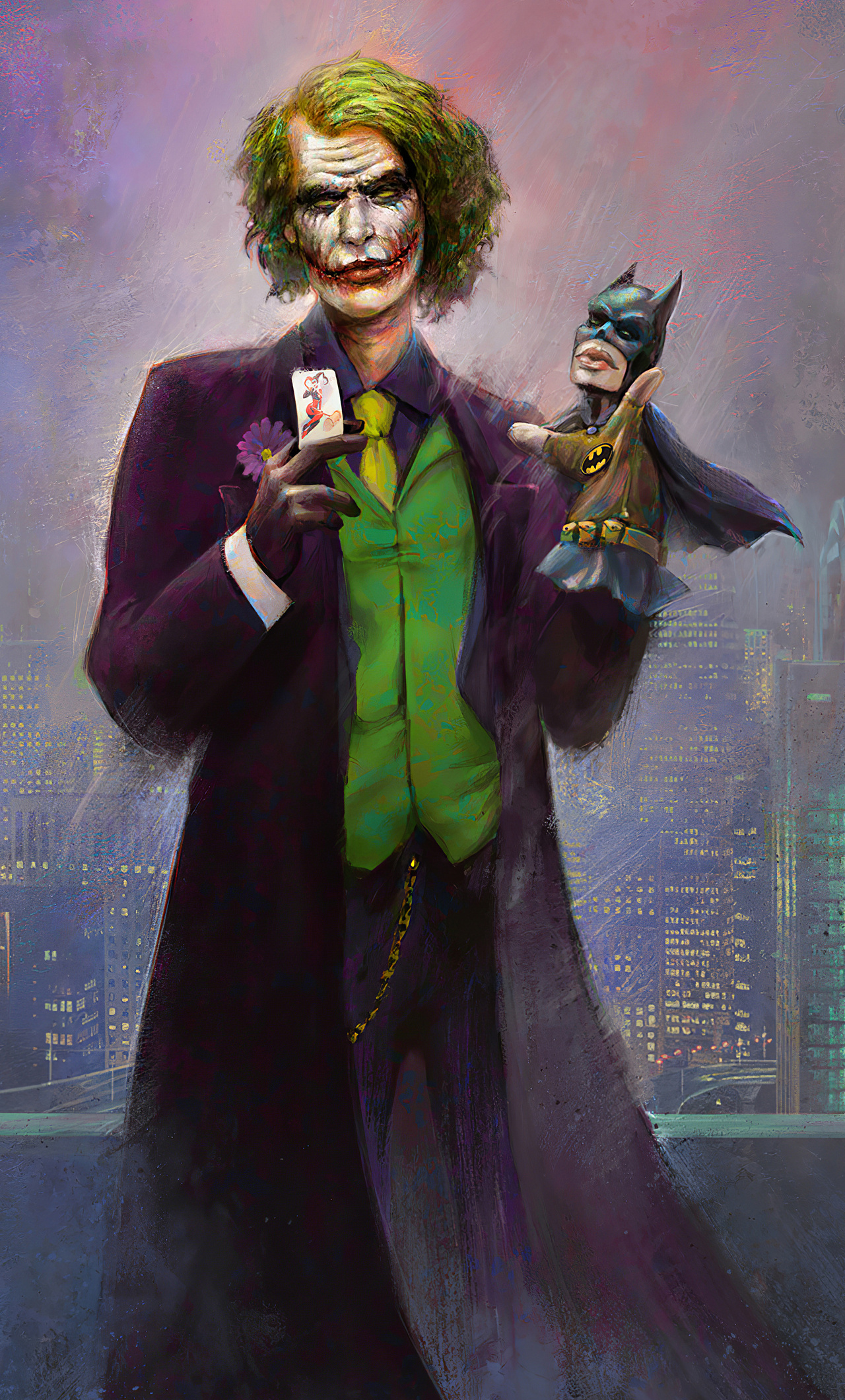 1280x2120 Joker Bat Puppet iPhone 6+ ,HD 4k Wallpapers,Images ...