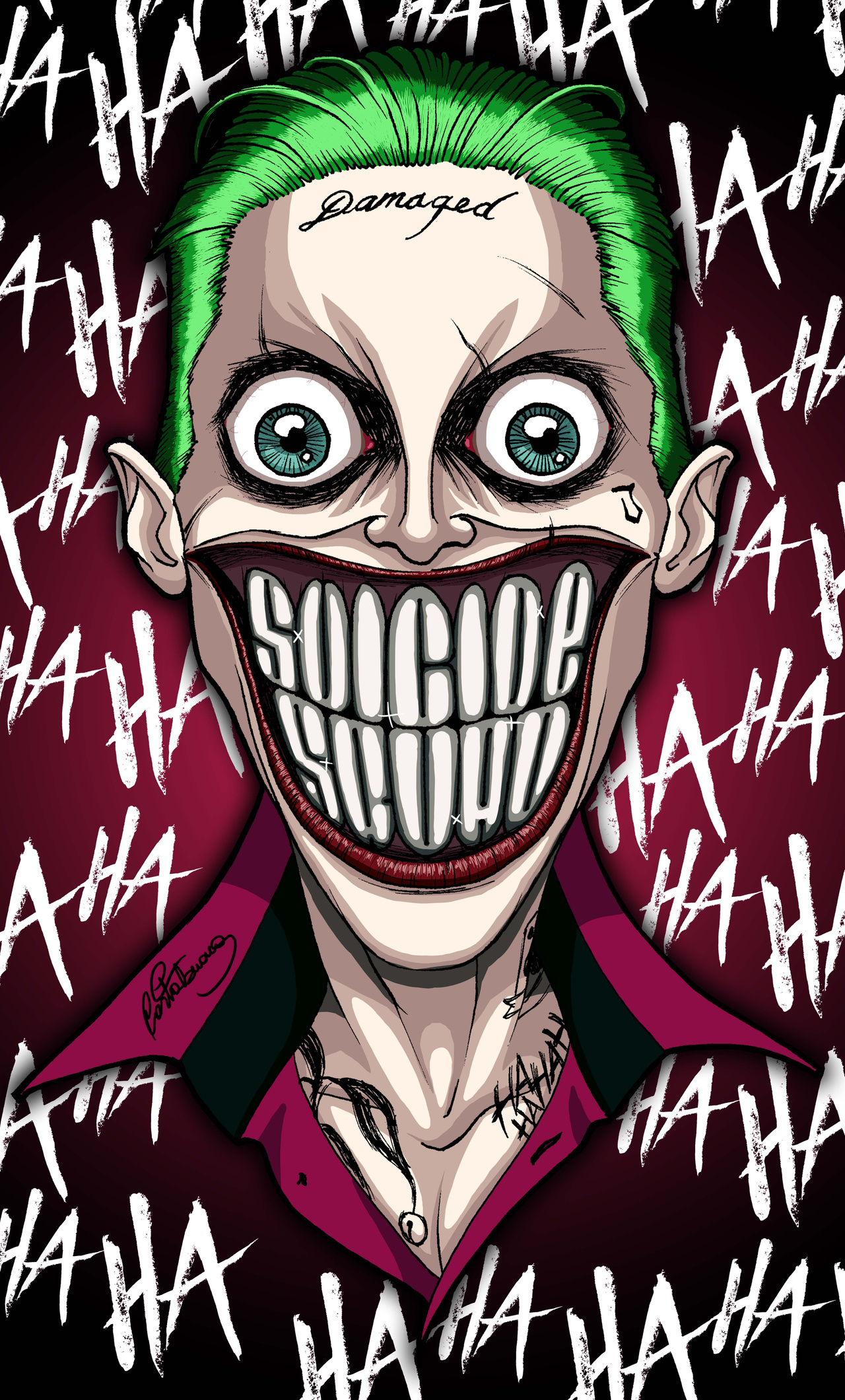 1280x2120 Joker Damaged 5k iPhone 6+ ,HD 4k Wallpapers,Images ...