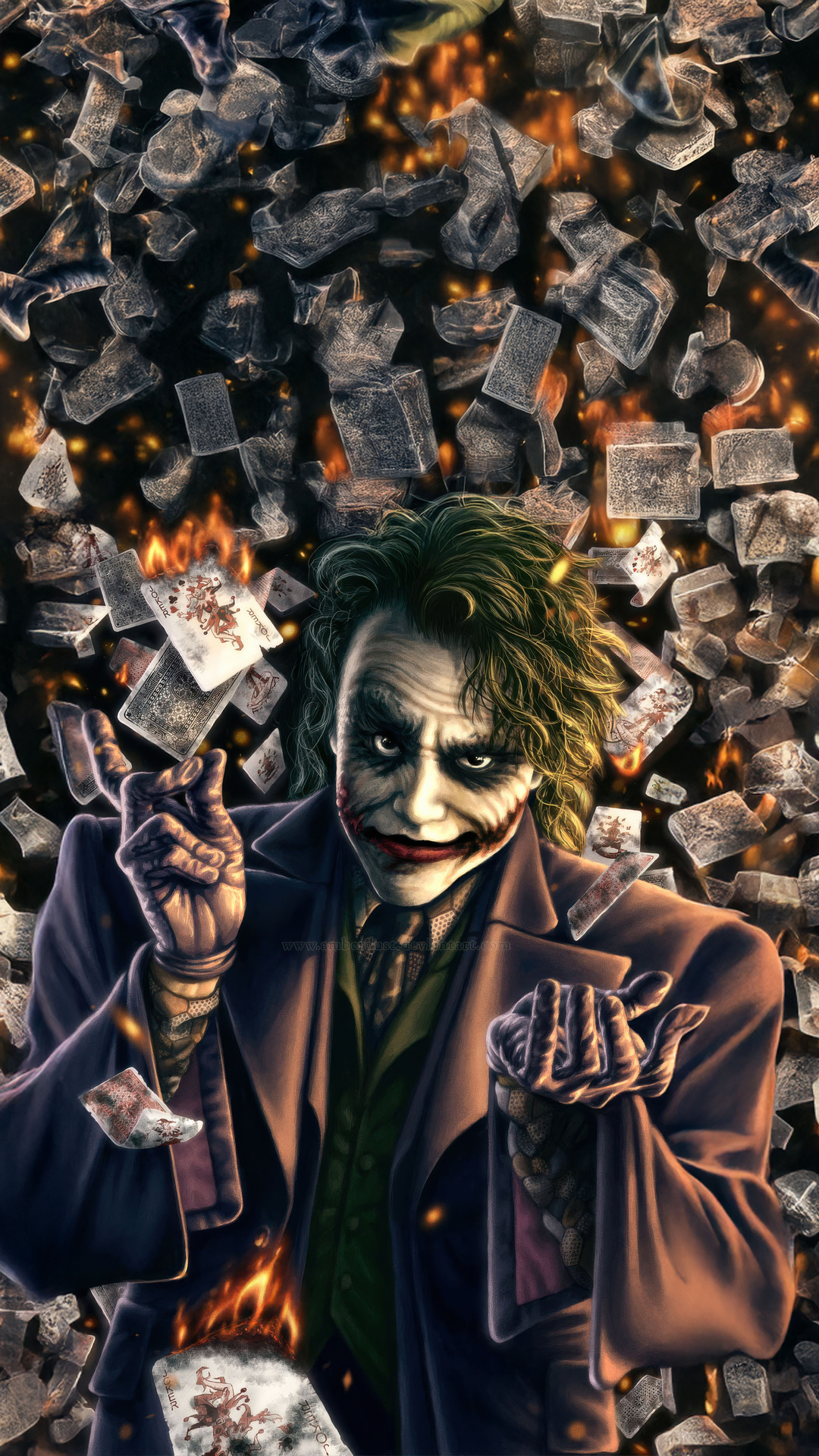 1080x1920 Joker Rising Iphone 7,6s,6 Plus, Pixel xl ,One Plus 3,3t,5 ...