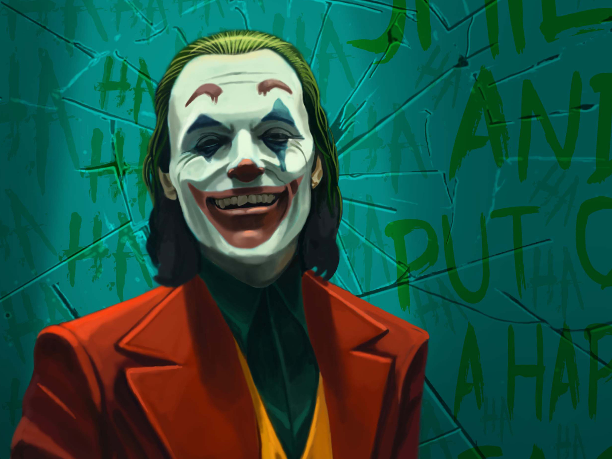 2048x1536 Joker Smile Laugh Art 2048x1536 Resolution Hd 4k Wallpapers Images Backgrounds