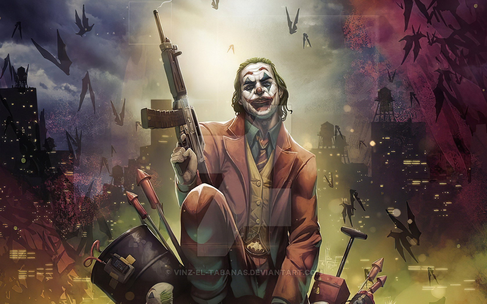 1680x1050 Joker With Gun Art4k Wallpaper,1680x1050 Resolution HD 4k ...