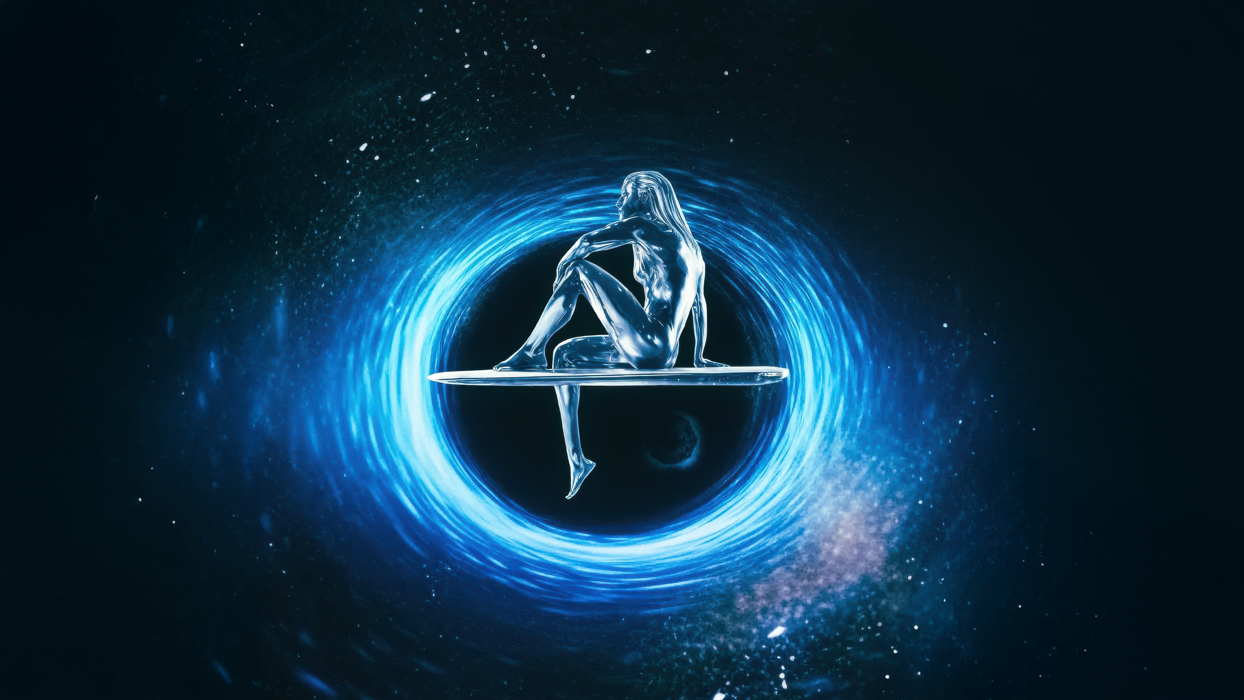 2560x1440 Julia Garner As Silver Surfer In The Fantastic Four First ...