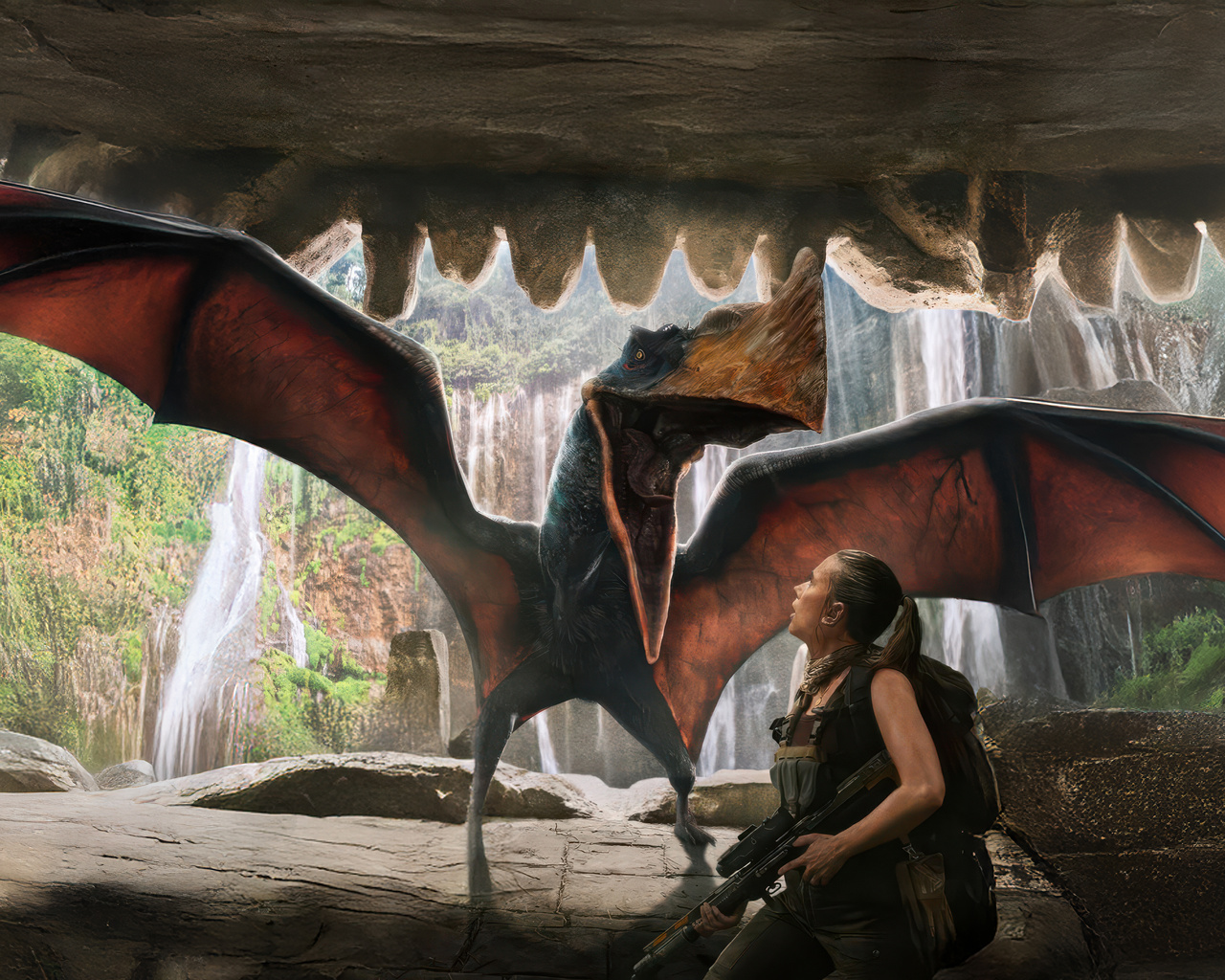 1280x1024 Jurassic World Rebirth Screen X Poster Wallpaper,1280x1024 ...