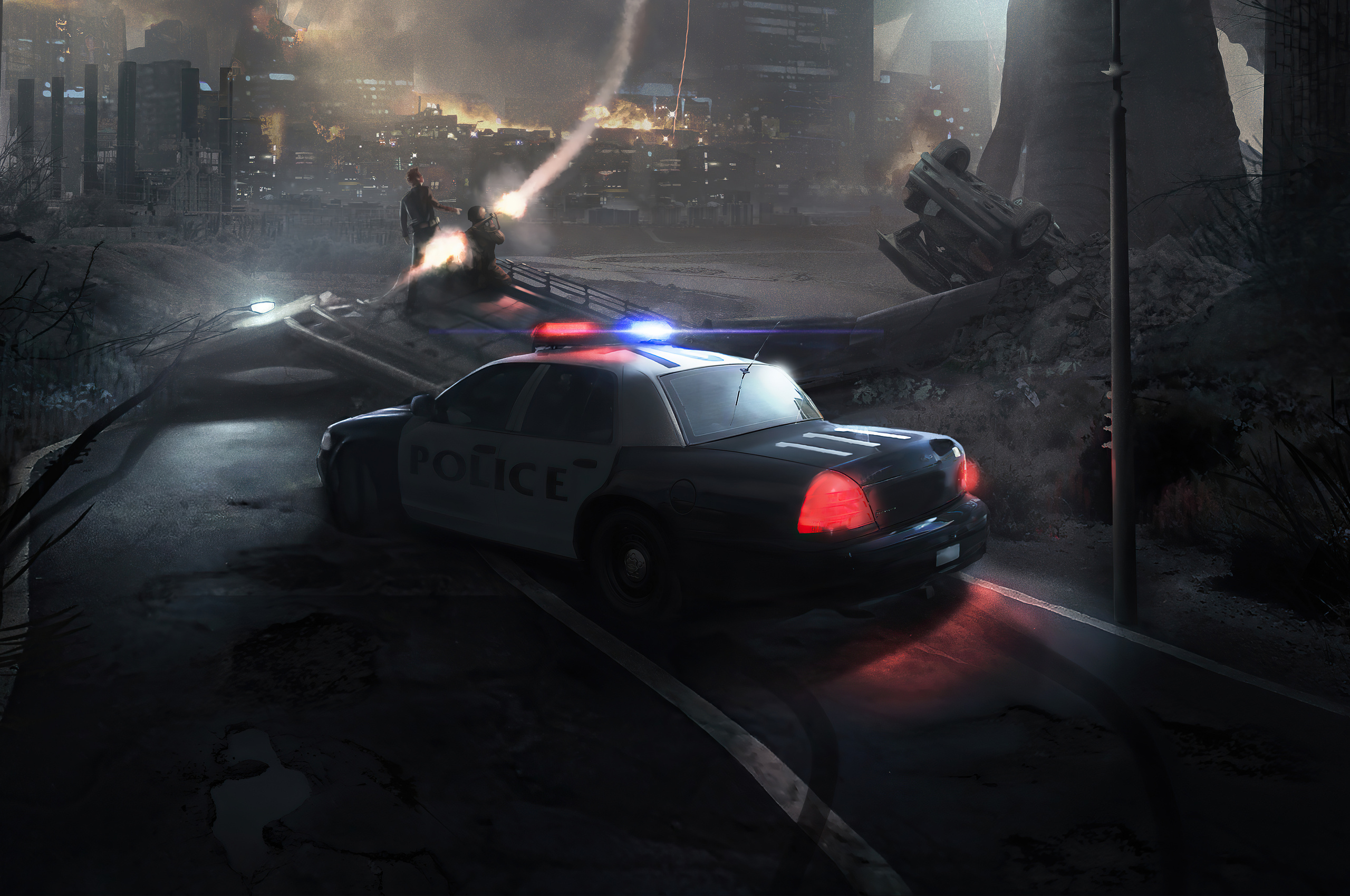 2560x1700 Kaiju Attack Chromebook Pixel HD 4k Wallpapers, Images ...