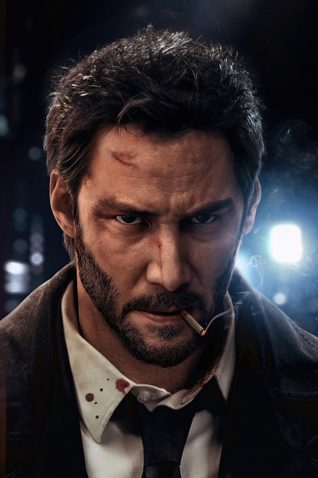 640x960 Keanu Reeves Constantine iPhone 4, iPhone 4S ,HD 4k Wallpapers ...