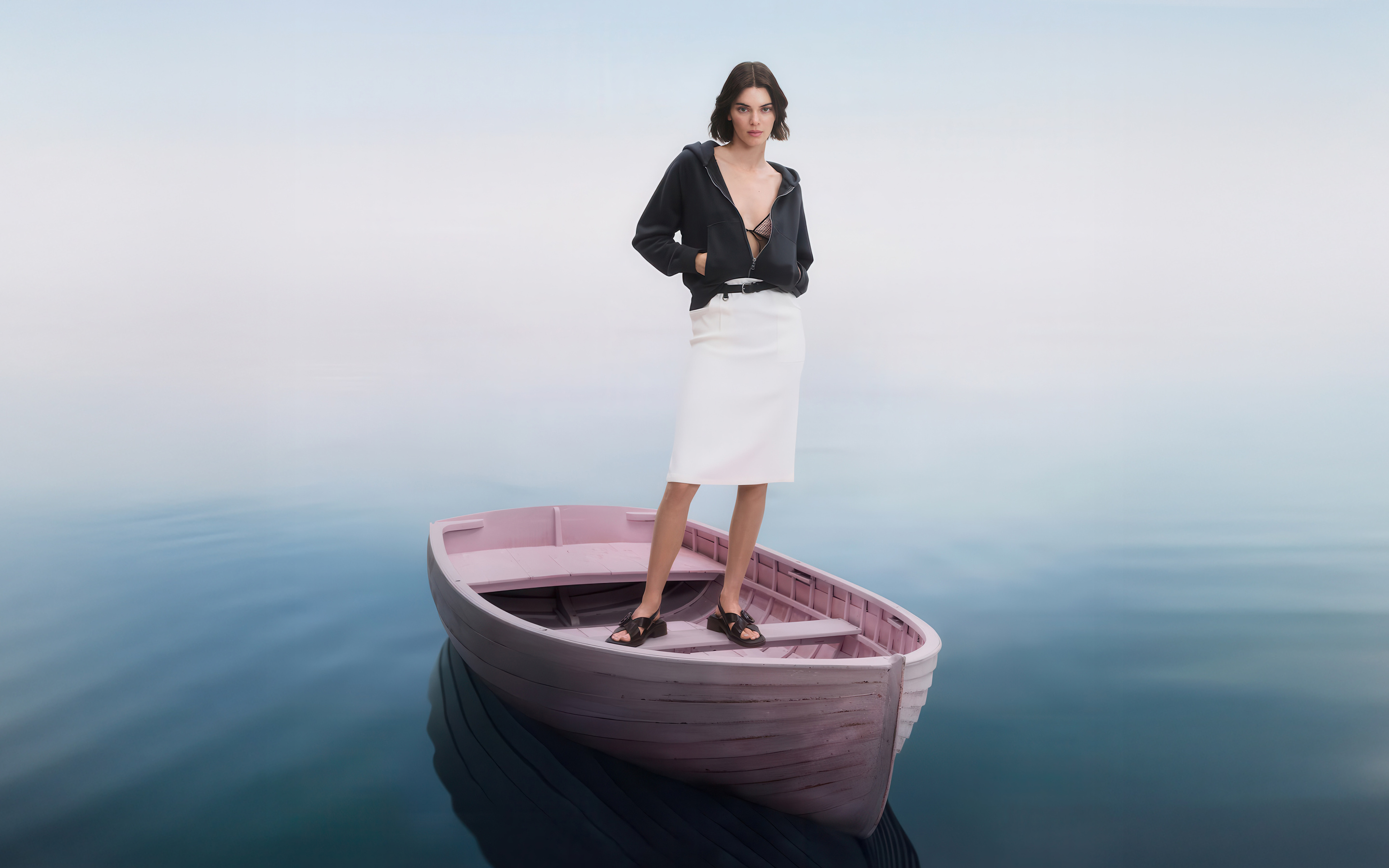 2880x1800 Kendall Jenner Prada Days Of Summer Campaign 2025 Macbook Pro ...