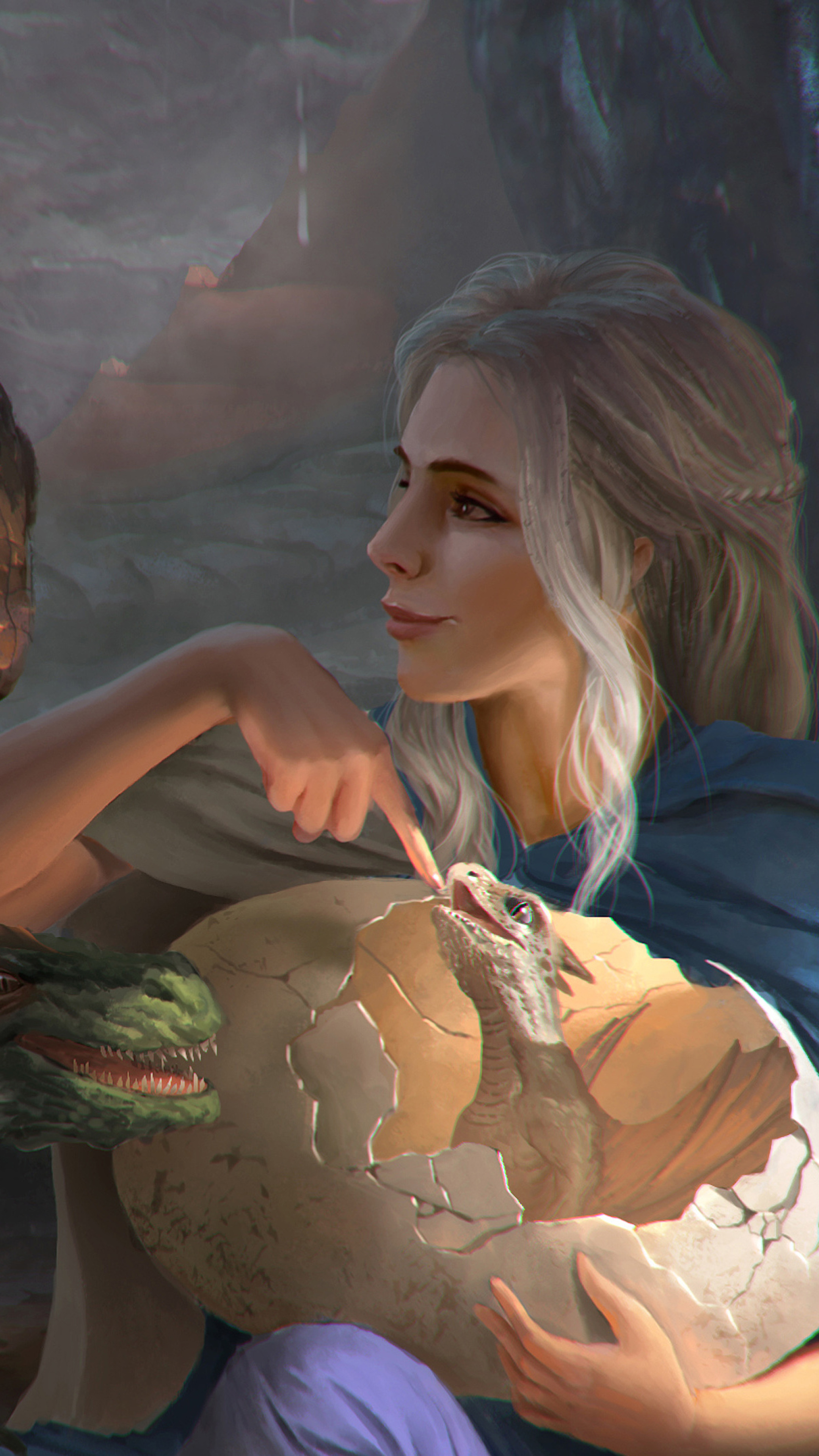 2160x3840 Khalessi With His Dragons Sony Xperia X,XZ,Z5 Premium ,HD 4k ...