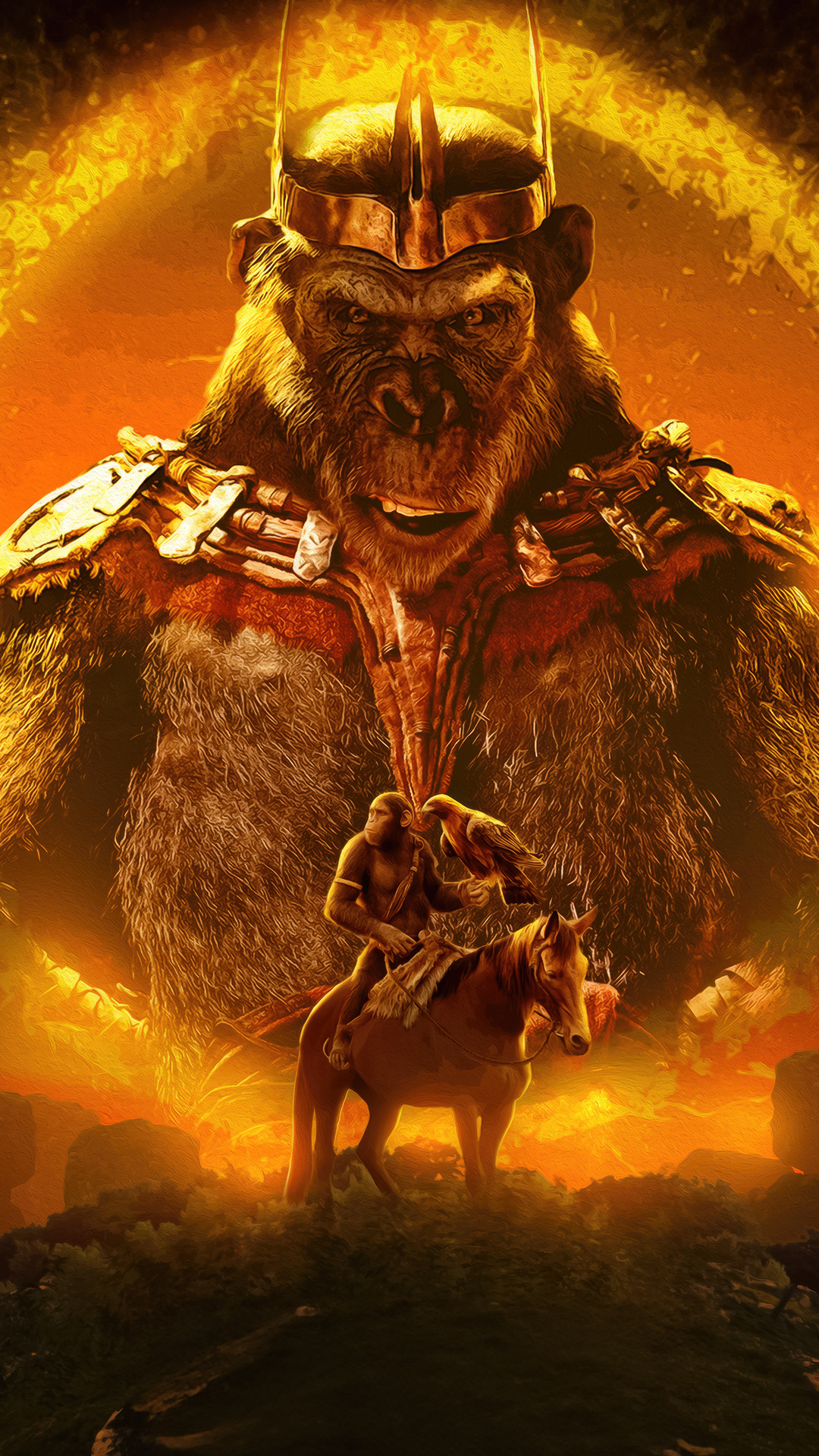 1080x1920 Kingdom Of The Planet Of The Apes Breaking New Poster Iphone ...