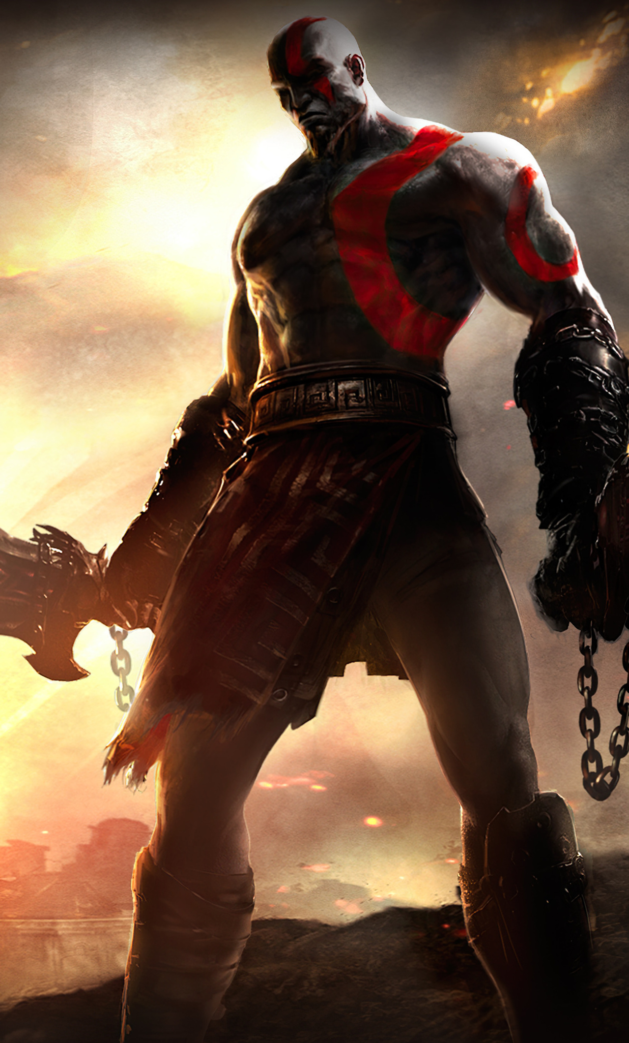 1280x2120 Kratos The Old Warrior 4k iPhone 6+ ,HD 4k Wallpapers,Images ...