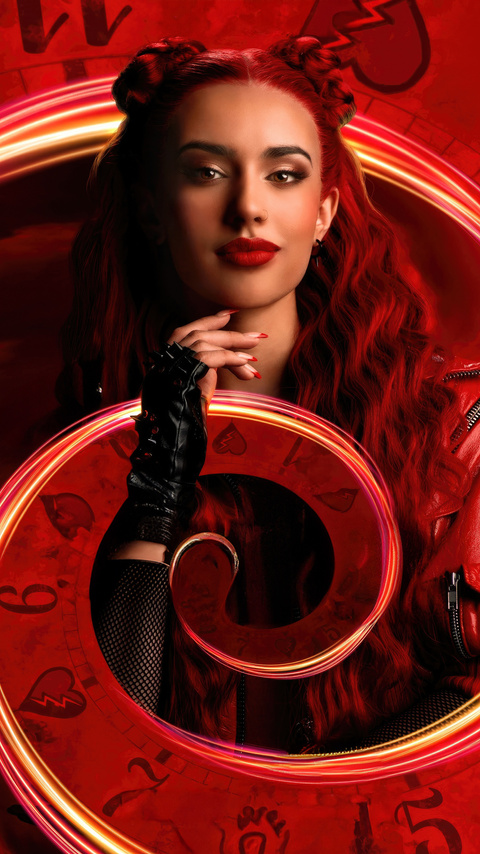 480x854 Kylie Cantrall As Red In Descendants The Rise Of Red 2024 ...