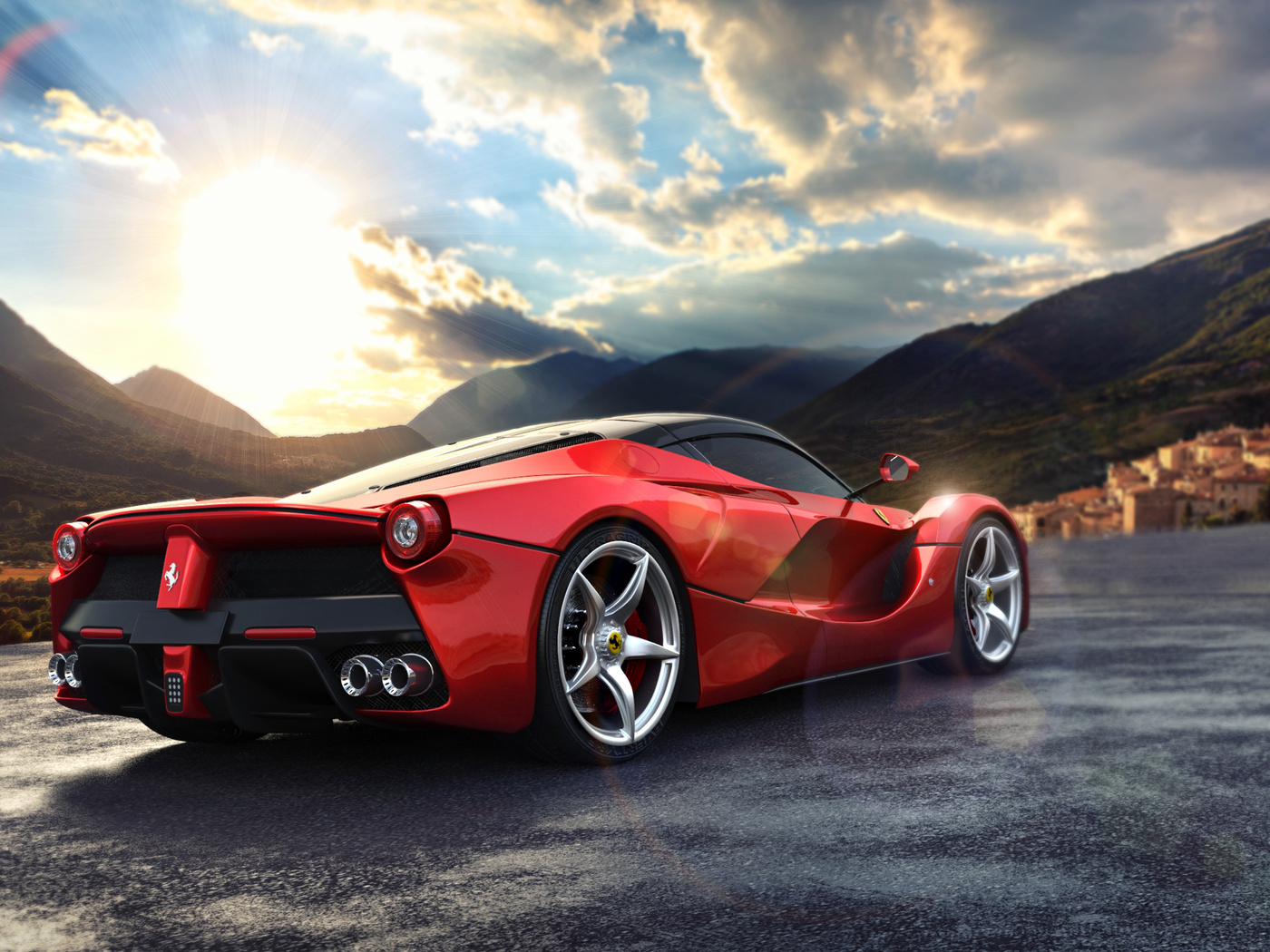 1400x1050 La Ferrari Rear View Wallpaper,1400x1050 Resolution HD 4k ...