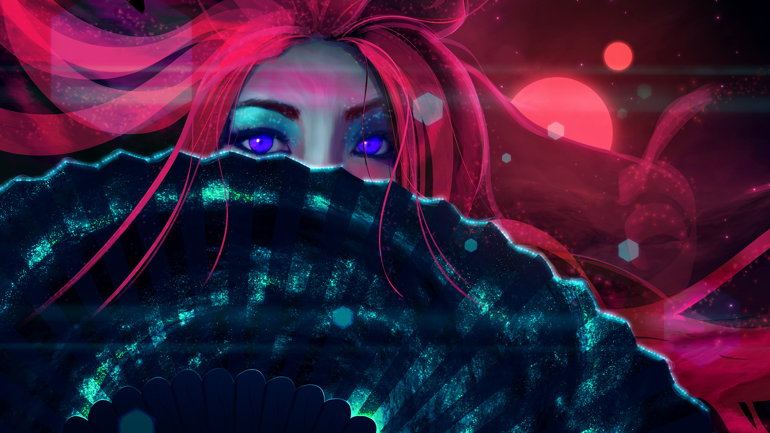 2560x1440 Lady Cosmos 1440P Resolution ,HD 4k Wallpapers,Images ...