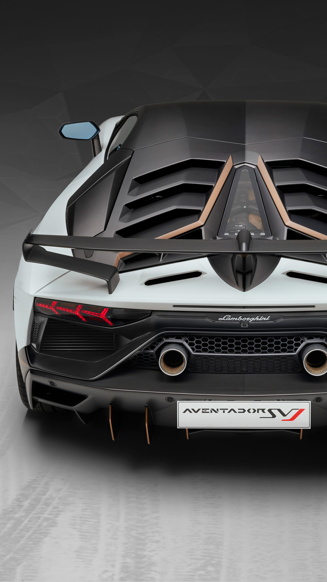 1080x1920 Lamborghini Aventador SVJ 63 2018 Rear View Iphone 7,6s,6 ...