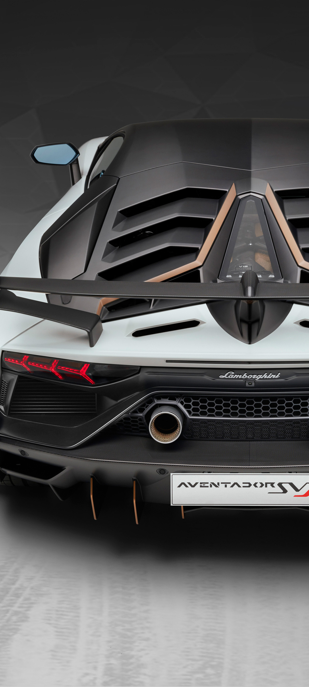 1080x2400 Lamborghini Aventador SVJ 63 2018 Rear View Google Pixel 7 ...