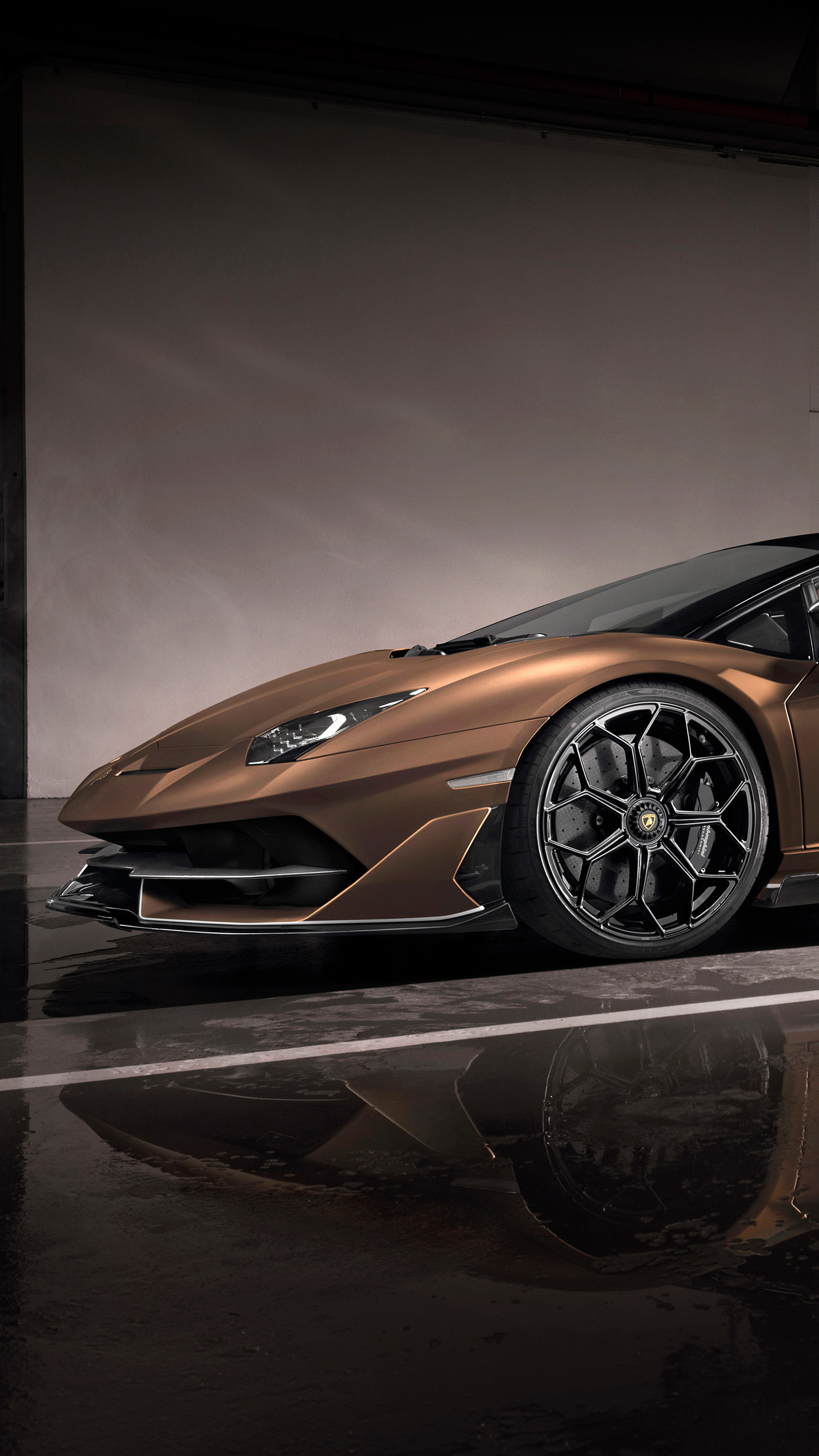 1440x2560 Lamborghini Aventador SVJ Roadster 2019 Side View Samsung ...