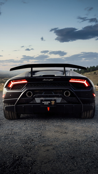 320x568 Lamborghini Huracan Performante Rear Look Wallpaper,320x568 ...