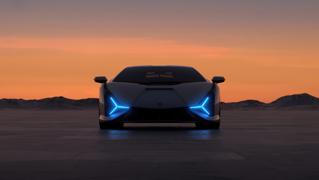 1360x768 Lamborghini Sian Sunset 4k Laptop HD ,HD 4k Wallpapers,Images ...