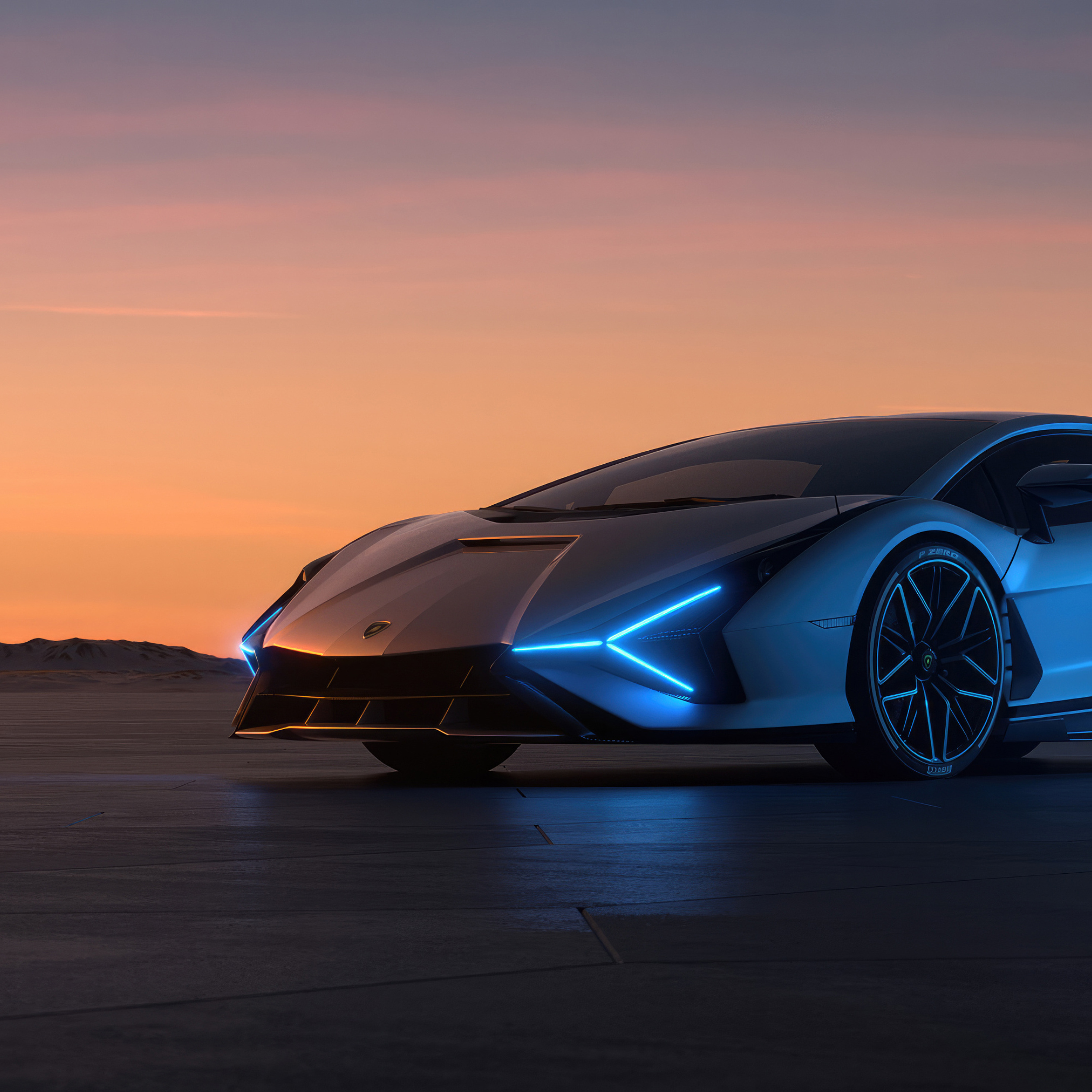 2932x2932 Lamborghini Sian Sunset Ipad Pro Retina Display ,HD 4k ...